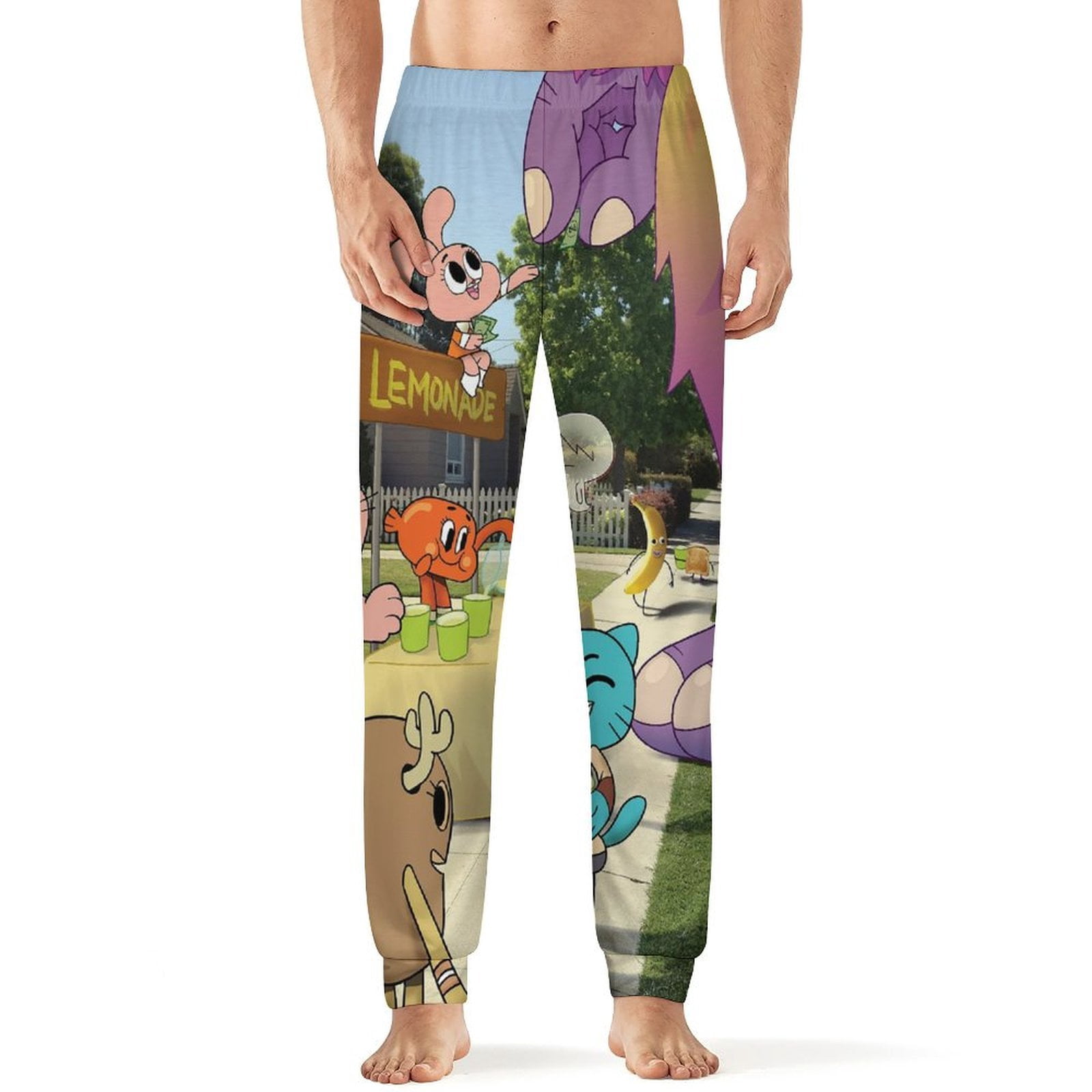Amazing World of Gumball Men's Lightweight Pajama Pants Soft Lounge ...