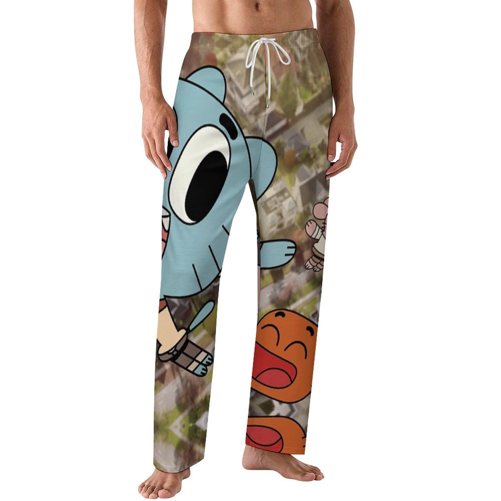Amazing World of Gumball Men's Pajama Pants Sleep & Lounge PJ Bottoms ...