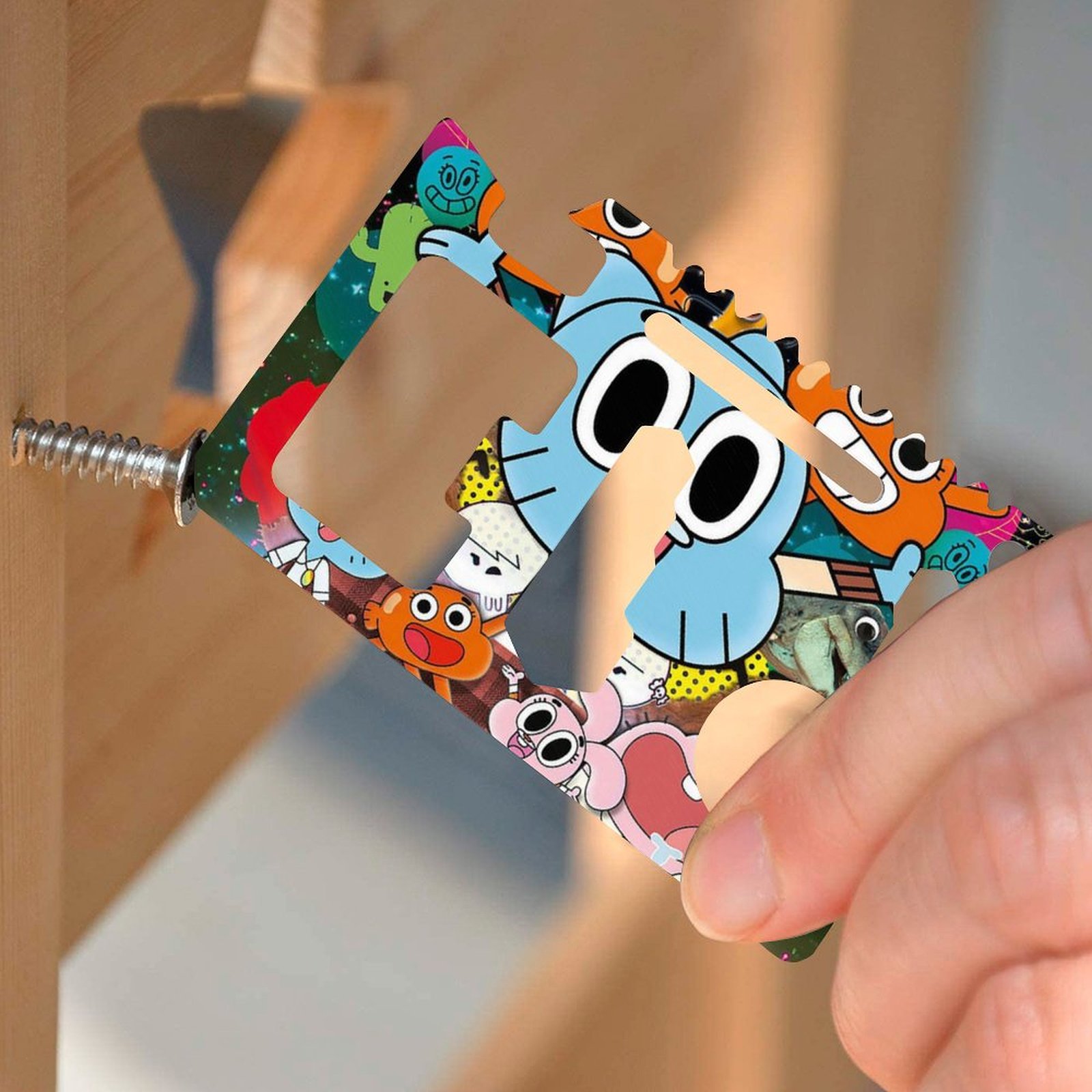 Amazing World of Gumball Multitool Credit Card Sized Pocket Tool, 11-in ...