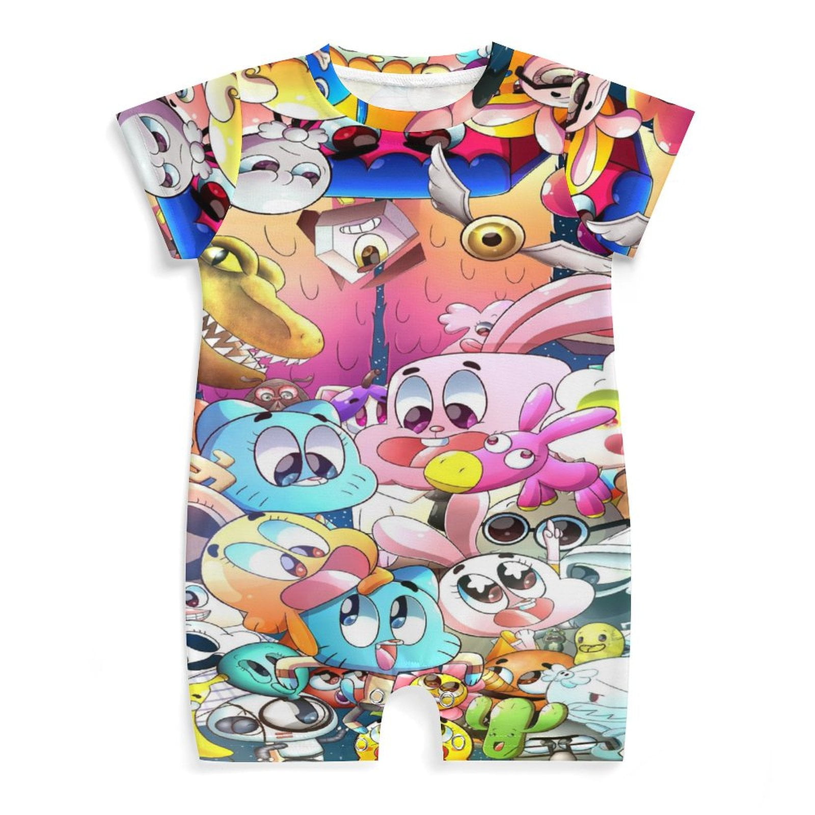 Amazing World of Gumball Newborn Baby Romper Clothing Infant Summer ...