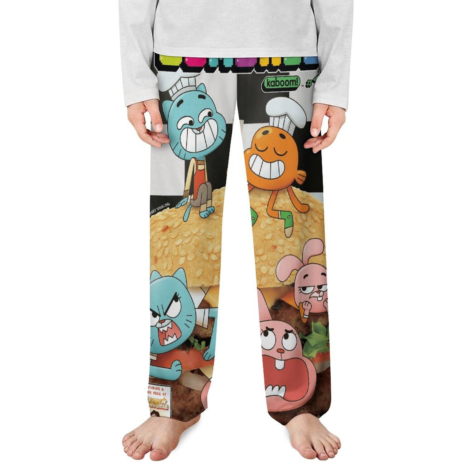 Amazing World of Gumball Pajama Pants Sleep Pants Soft Elastic Waist PJ ...