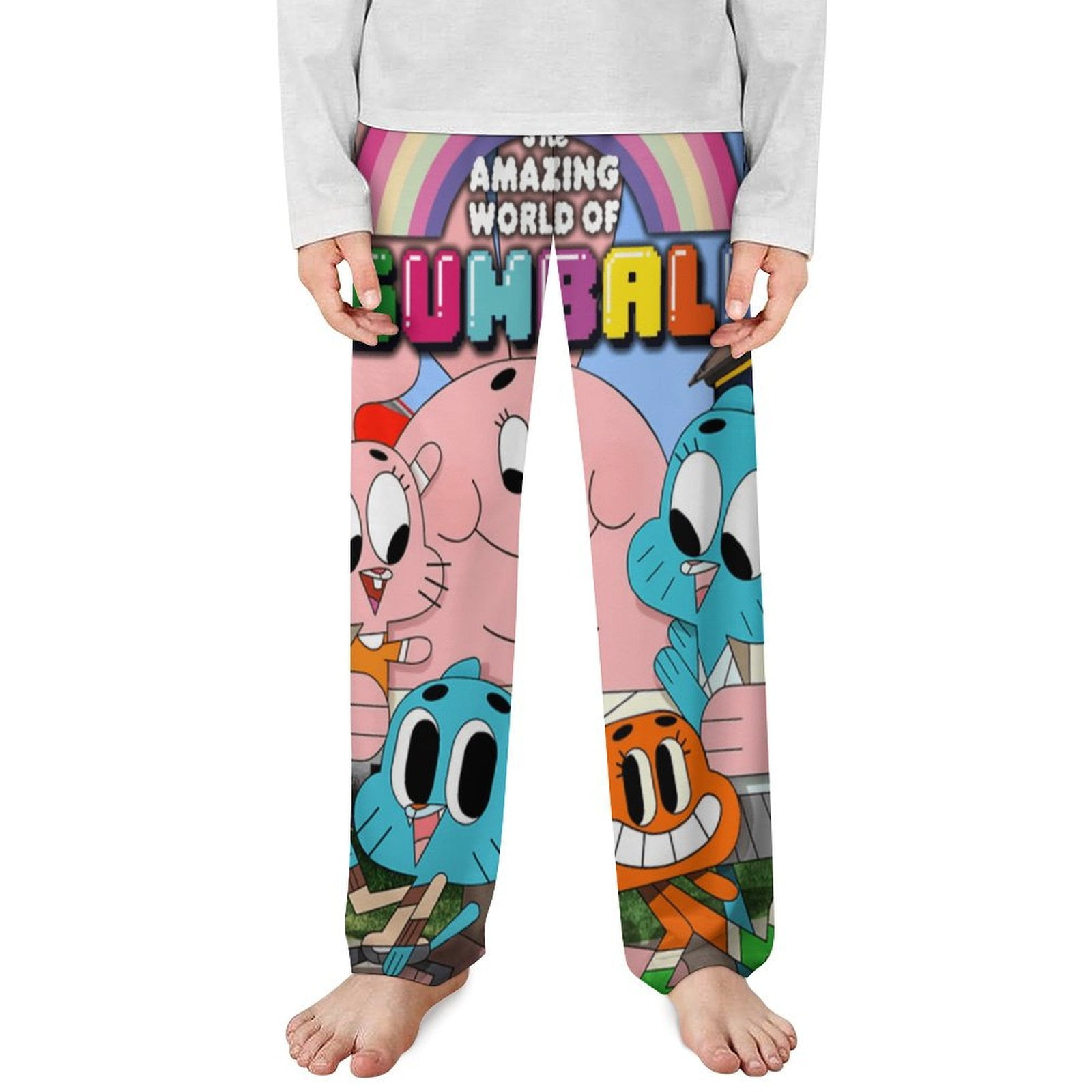Amazing World of Gumball Pajama Pants Sleep Pants Soft Elastic Waist PJ ...