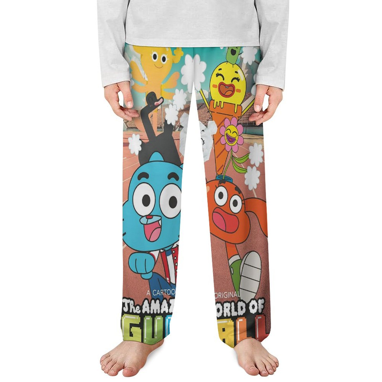 Amazing World of Gumball Pajama Pants Sleep Pants Soft Elastic Waist PJ ...
