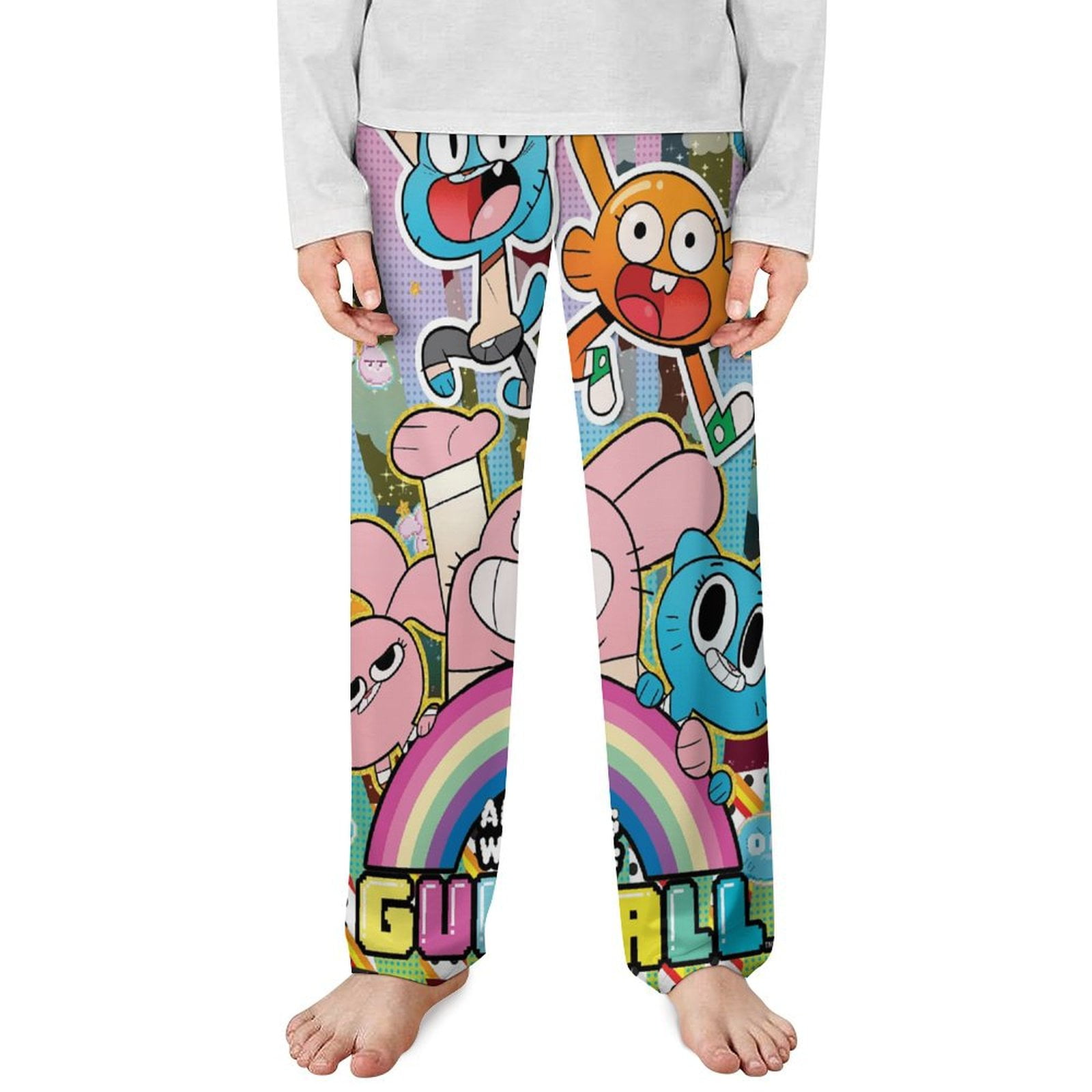 Amazing World of Gumball Pajama Pants Sleep Pants Soft Elastic Waist PJ ...