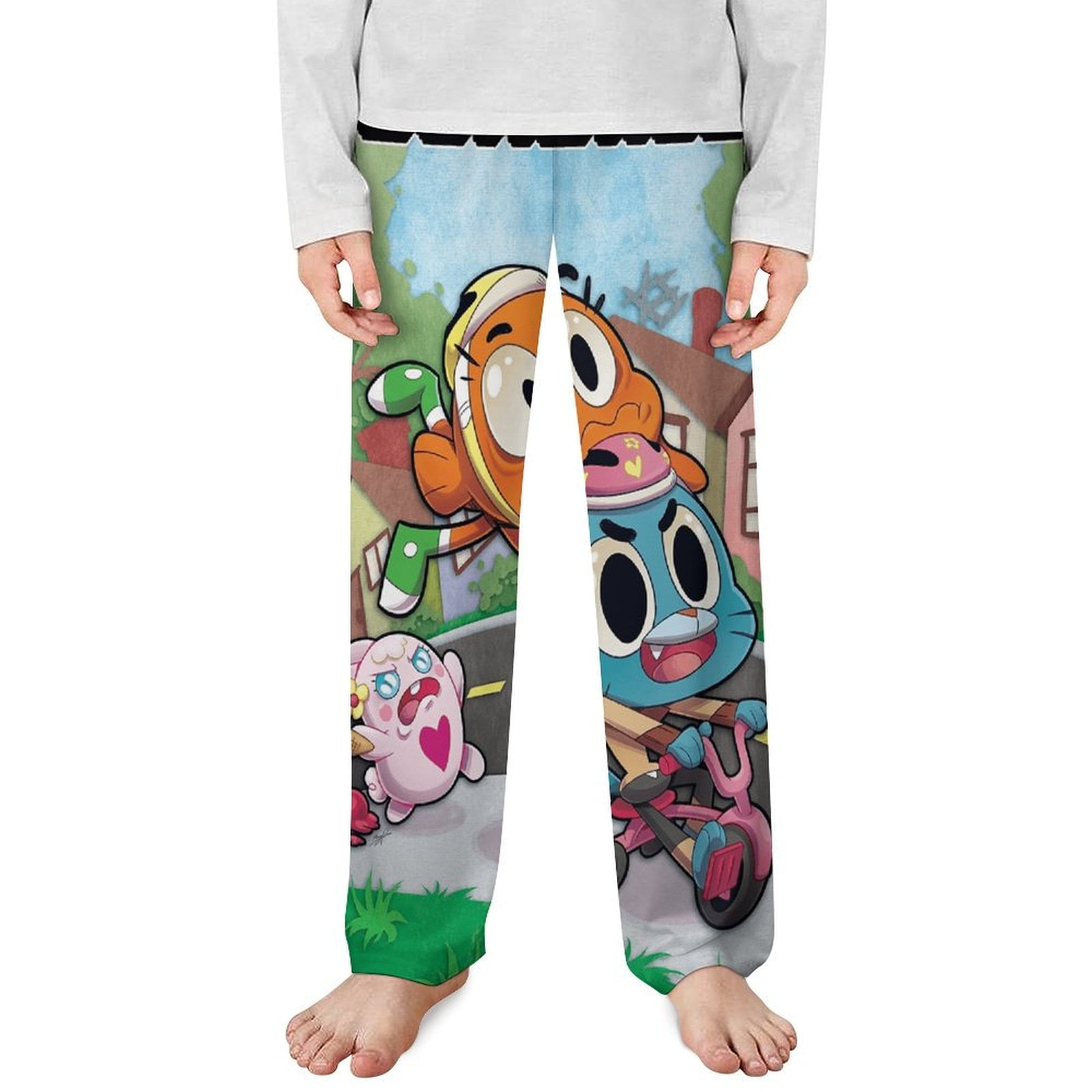 Amazing World of Gumball Pajama Pants Sleep Pants Soft Elastic Waist PJ ...