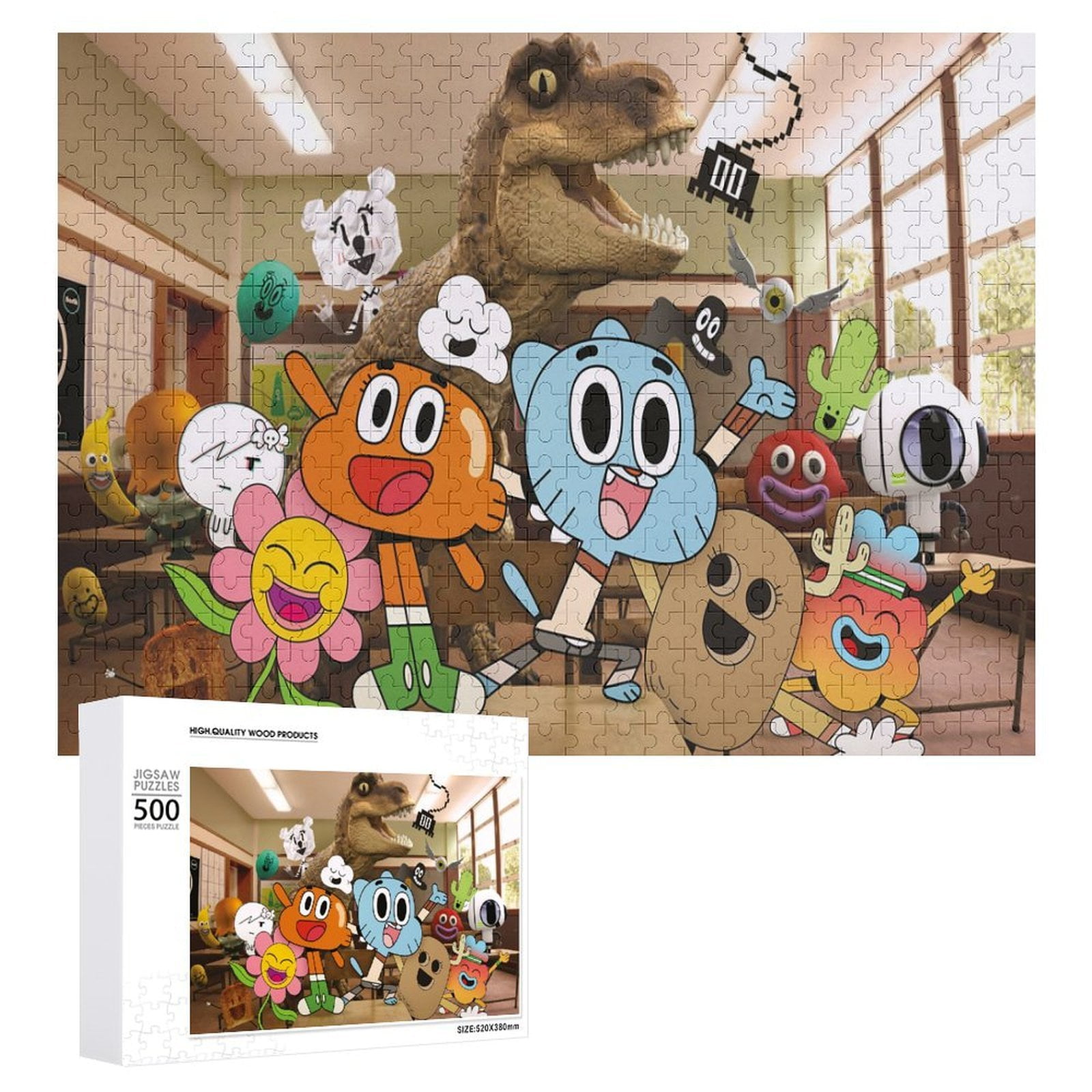 Amazing World of Gumball Puzzle - 500 PCS Jigsaw Puzzle - Walmart.com