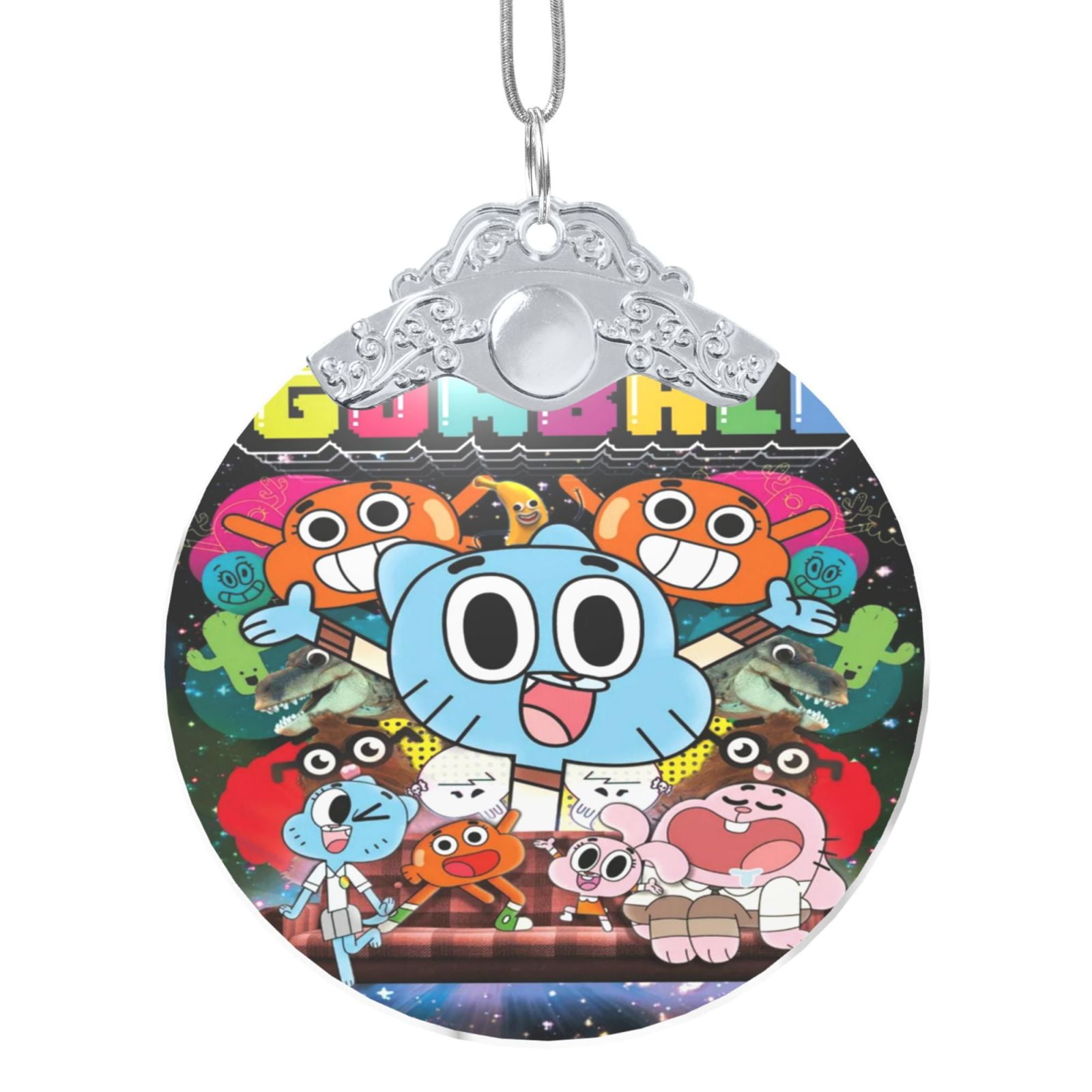 Amazing World of Gumball Round Glass Pendant Christmas Decoration ...