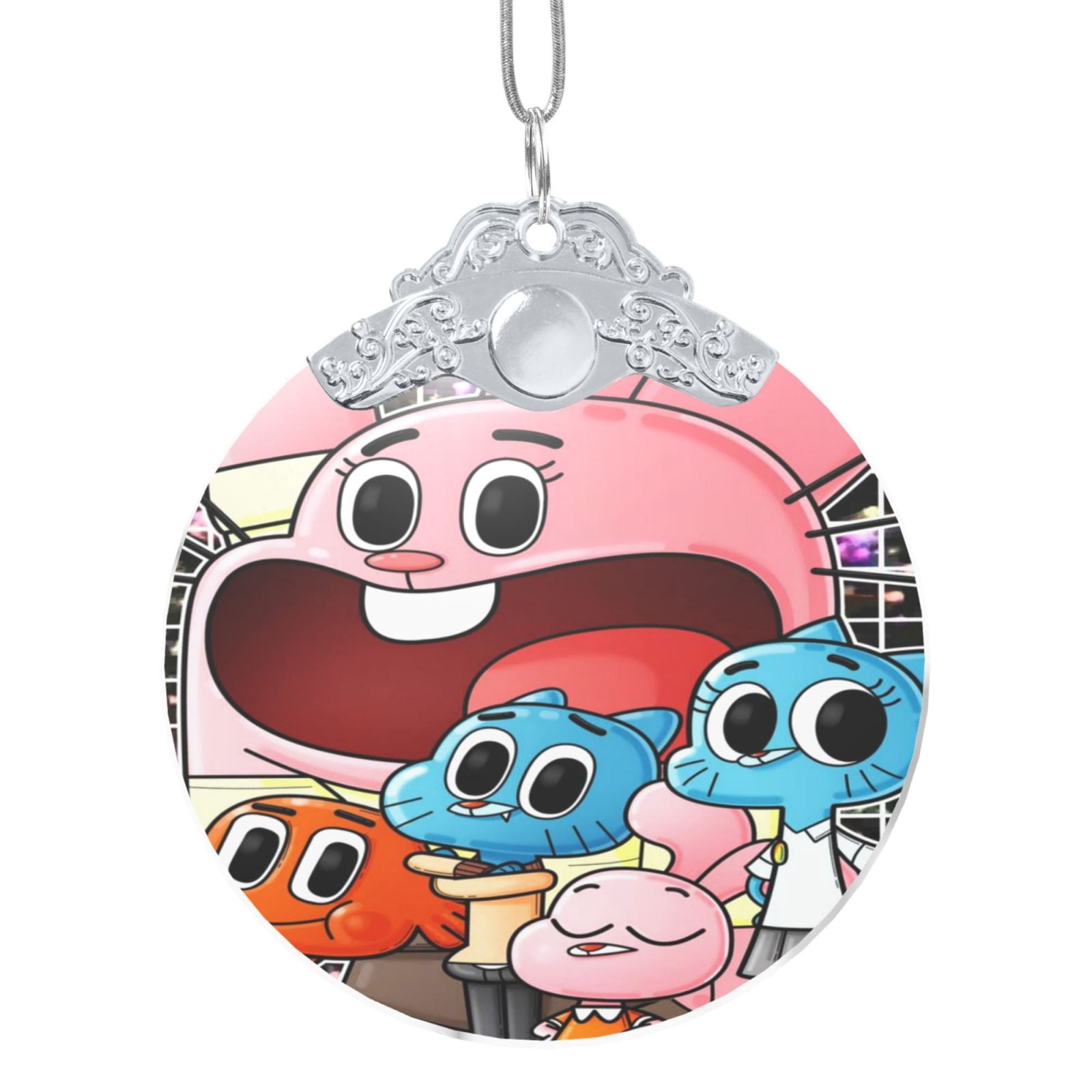 Amazing World of Gumball Round Glass Pendant Christmas Decoration ...