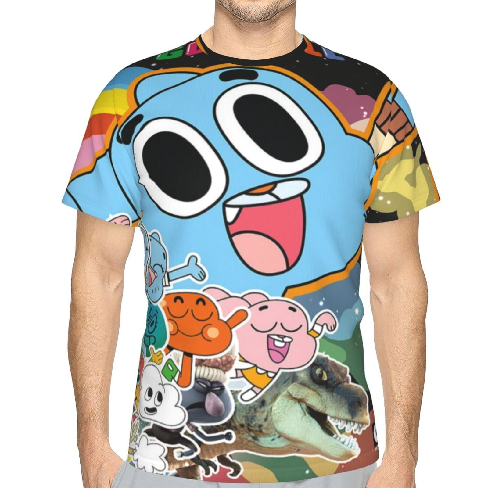 Amazing World of Gumball Shirt 3d Printed T Shirt Crewneck Short Sleeve ...