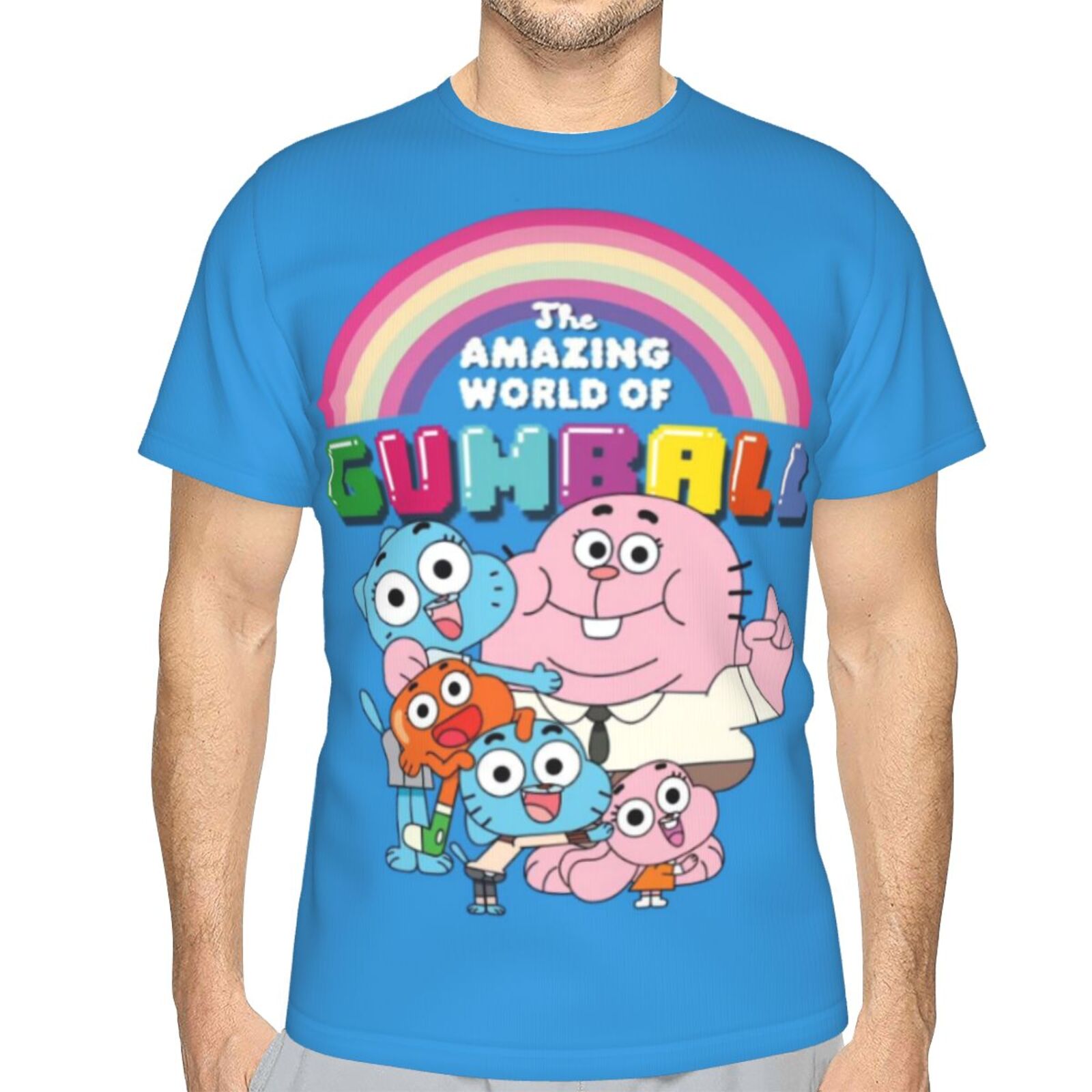 Amazing World of Gumball Shirt 3d Printed T Shirt Crewneck Short Sleeve ...