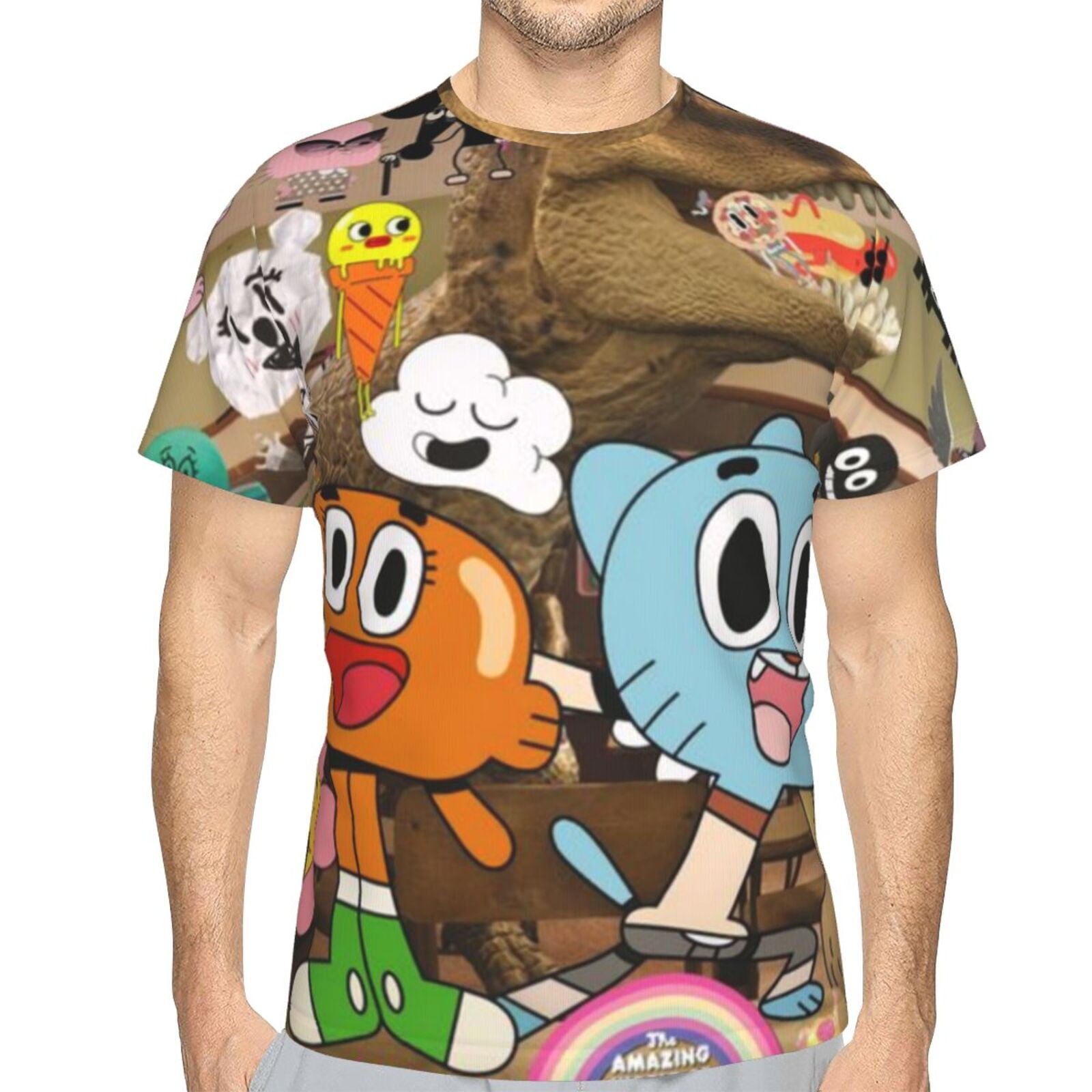 Amazing World of Gumball Shirt 3d Printed T Shirt Crewneck Short Sleeve ...
