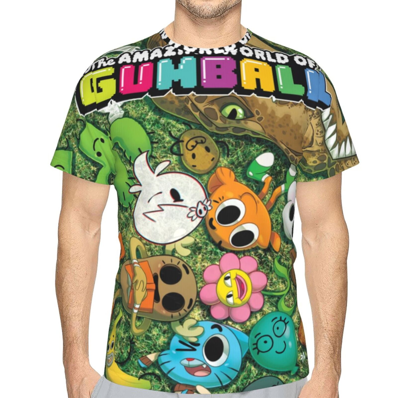 Amazing World of Gumball Shirt 3d Printed T Shirt Crewneck Short Sleeve ...
