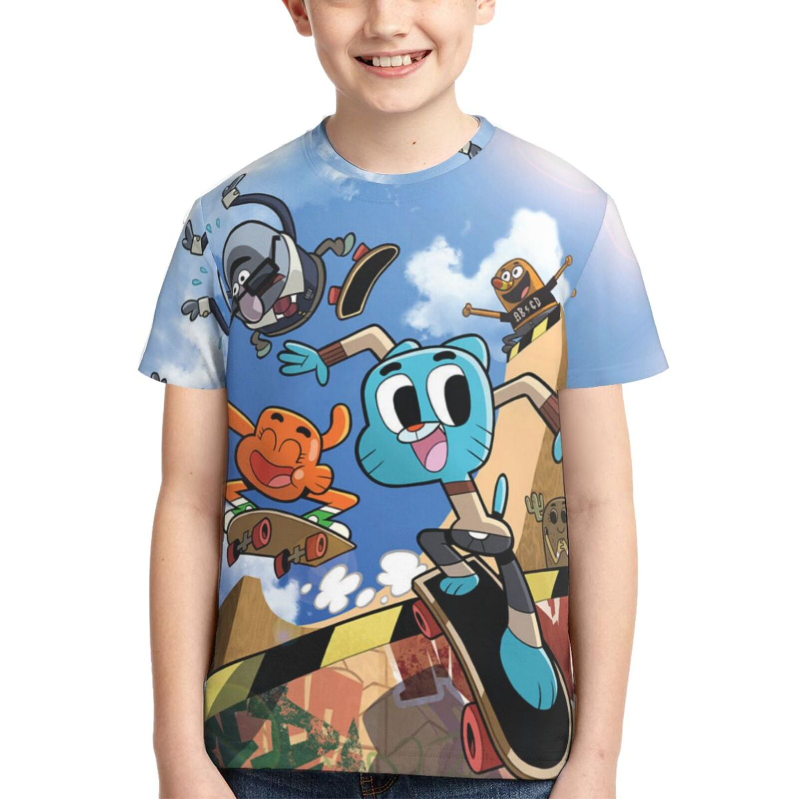 Amazing World of Gumball T Shirts 3D Printed Short Sleeve Tee Shirt for ...