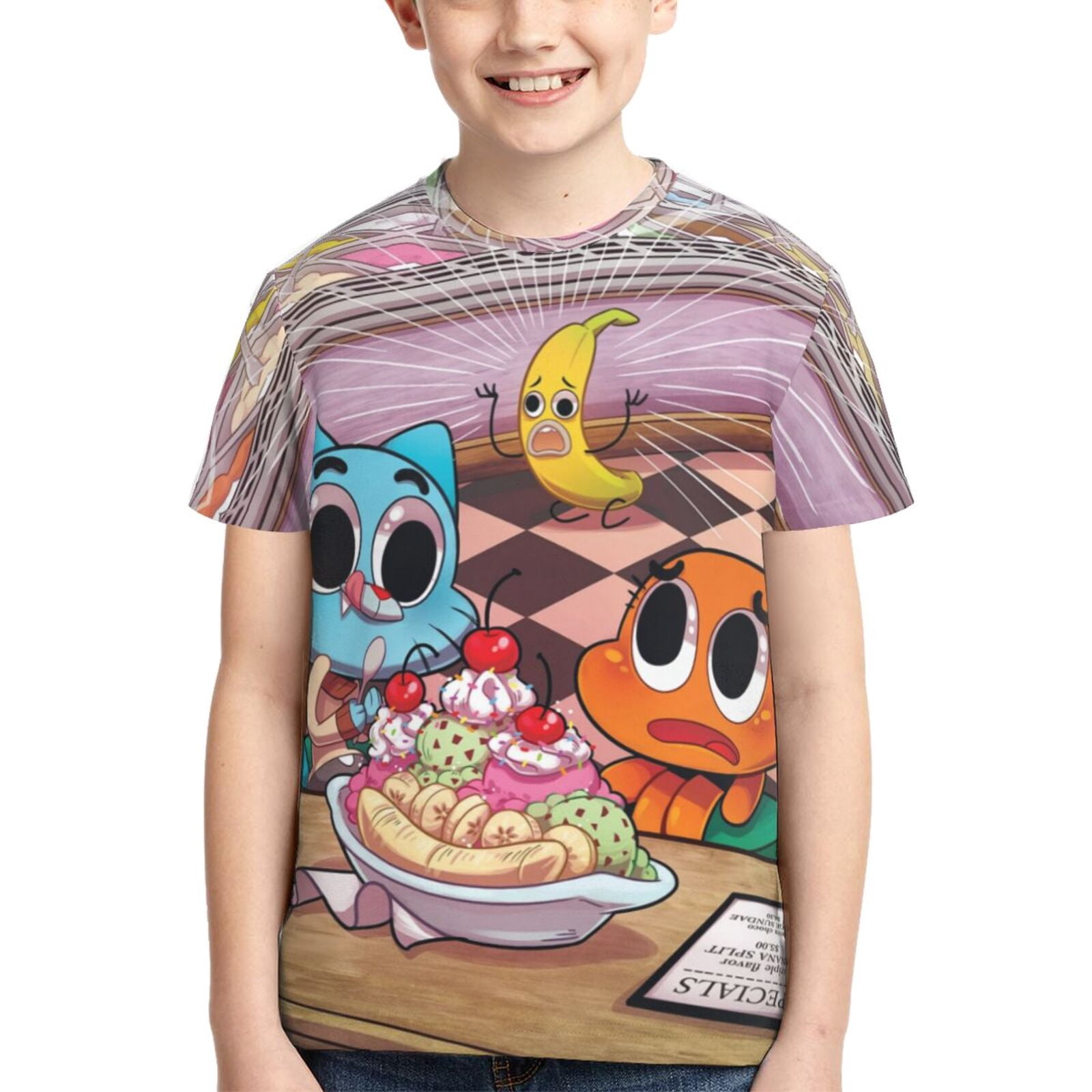Amazing World of Gumball T Shirts 3D Printed Short Sleeve Tee Shirt for ...