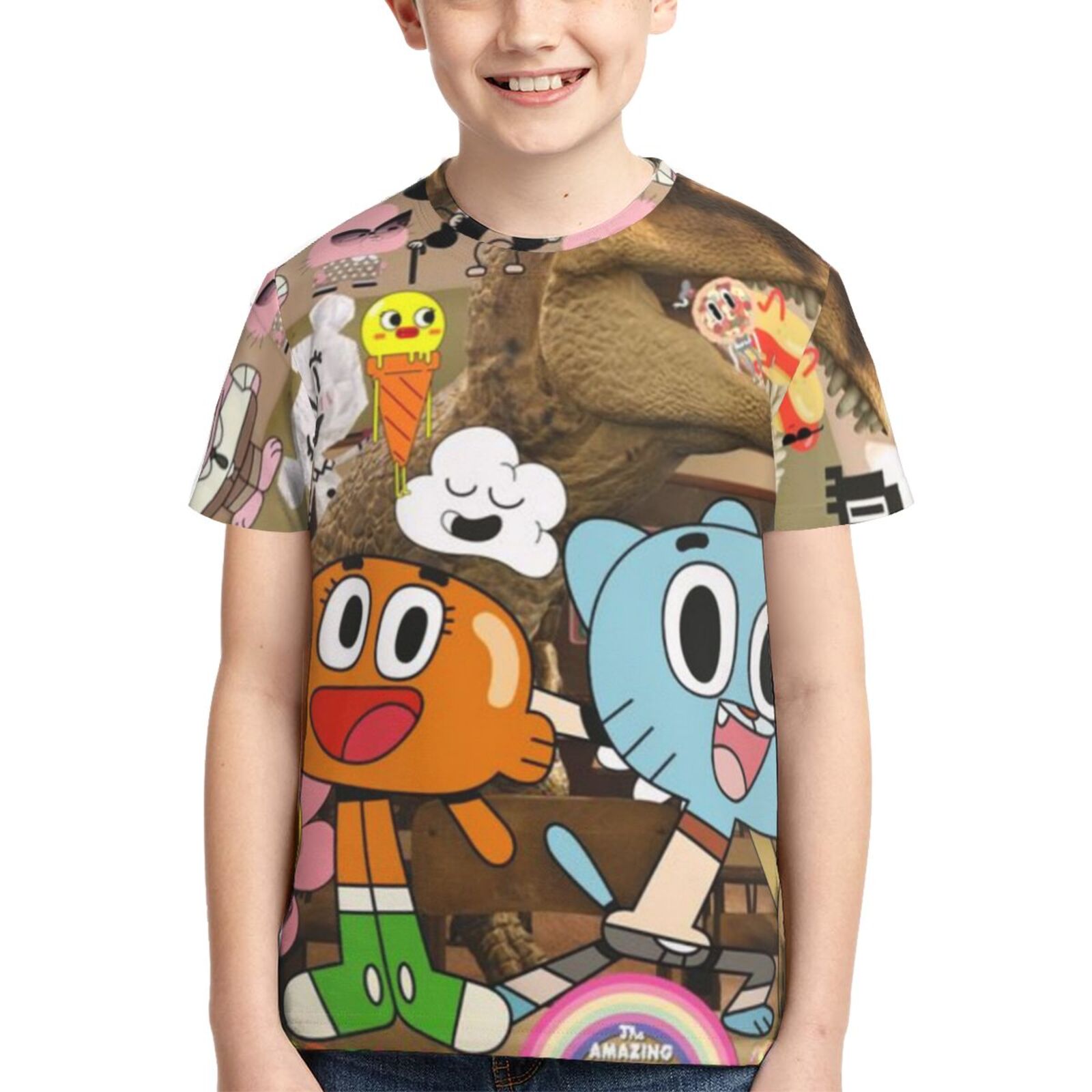 Amazing World of Gumball T Shirts 3D Printed Short Sleeve Tee Shirt for ...