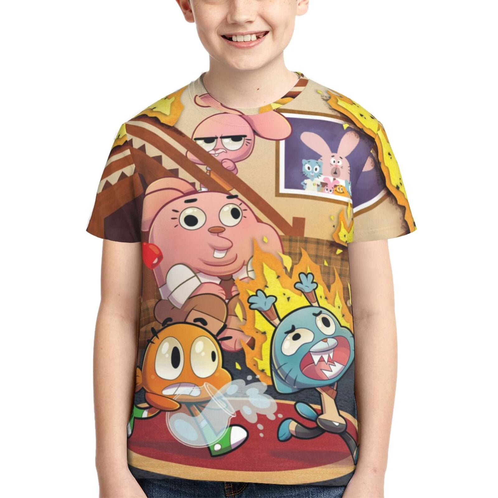 Amazing World of Gumball T Shirts 3D Printed Short Sleeve Tee Shirt for ...