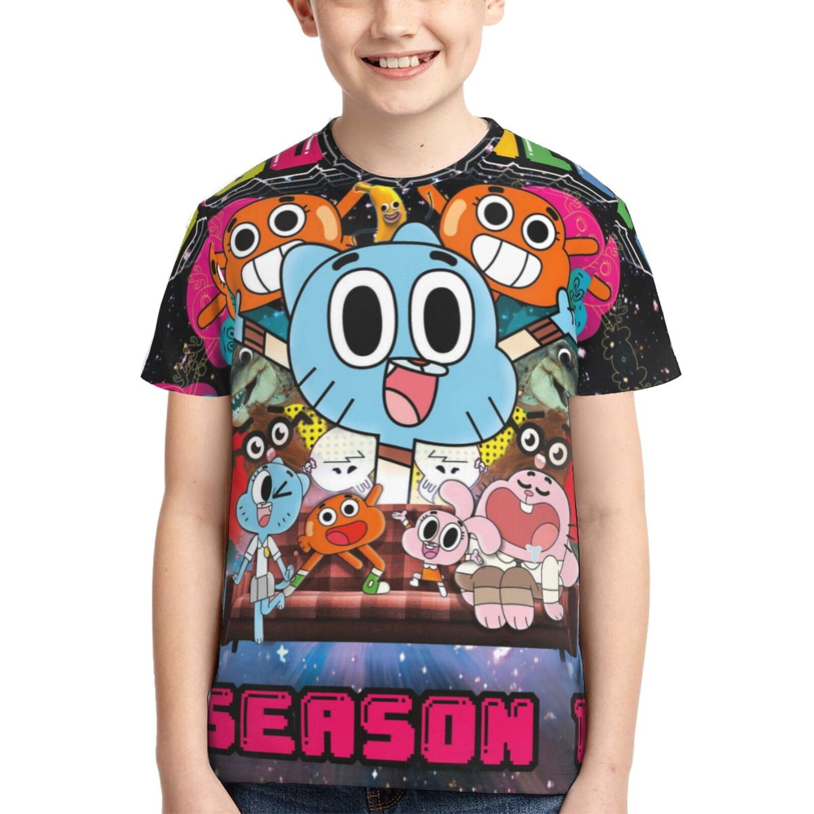 Amazing World of Gumball T Shirts 3D Printed Short Sleeve Tee Shirt for ...