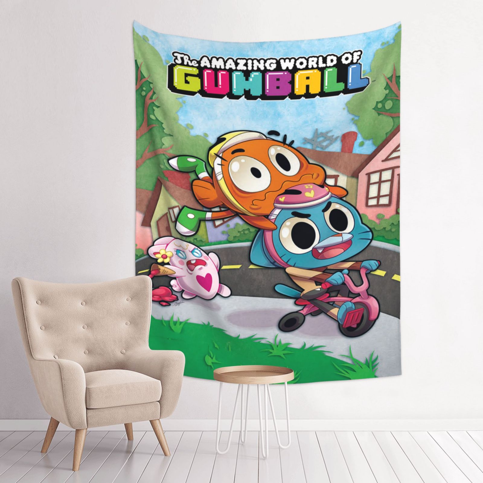 Amazing World of Gum-bal Tapestry Anime Poster Large Background Wall ...