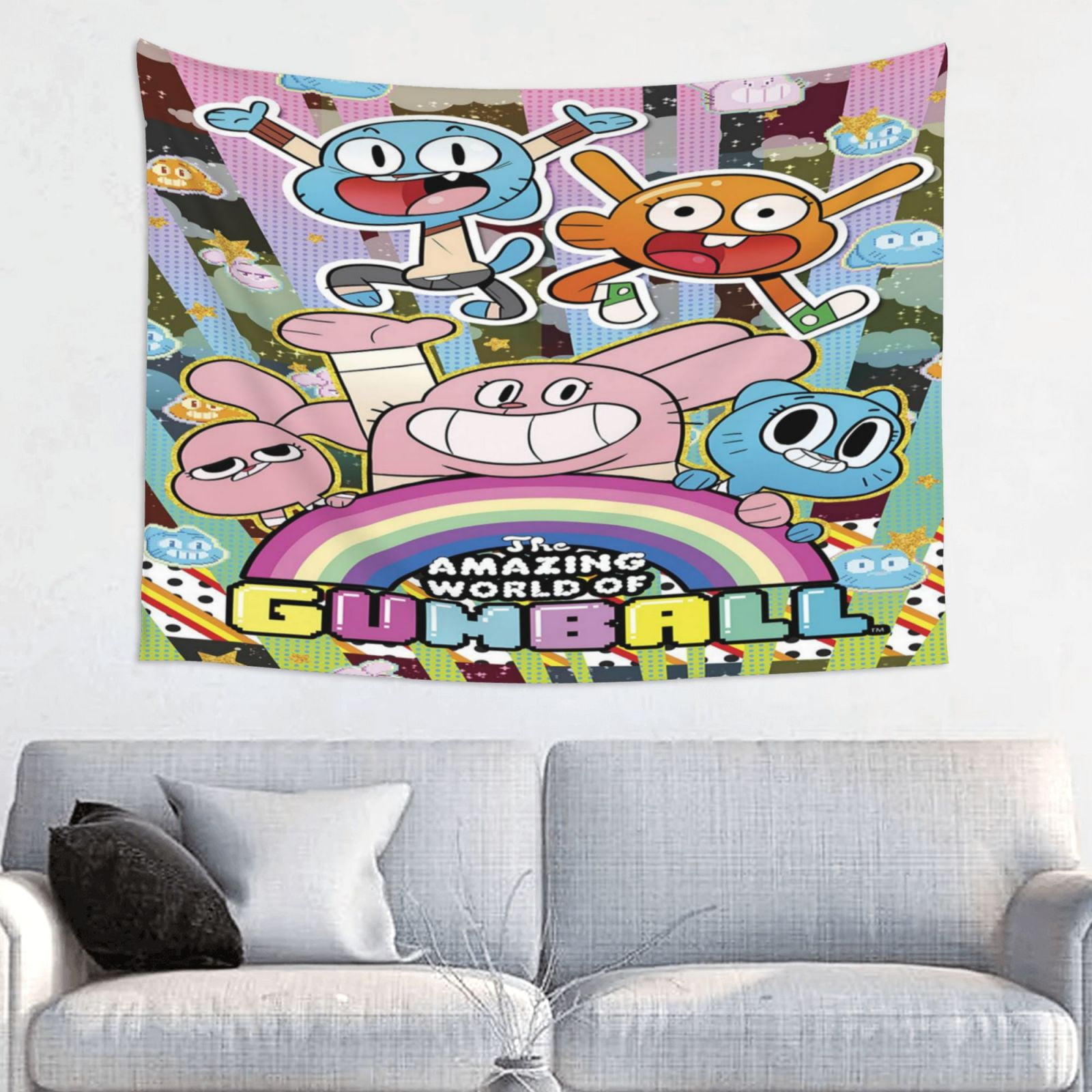 Amazing World of Gum-bal Tapestry Anime Poster Large Background Wall ...