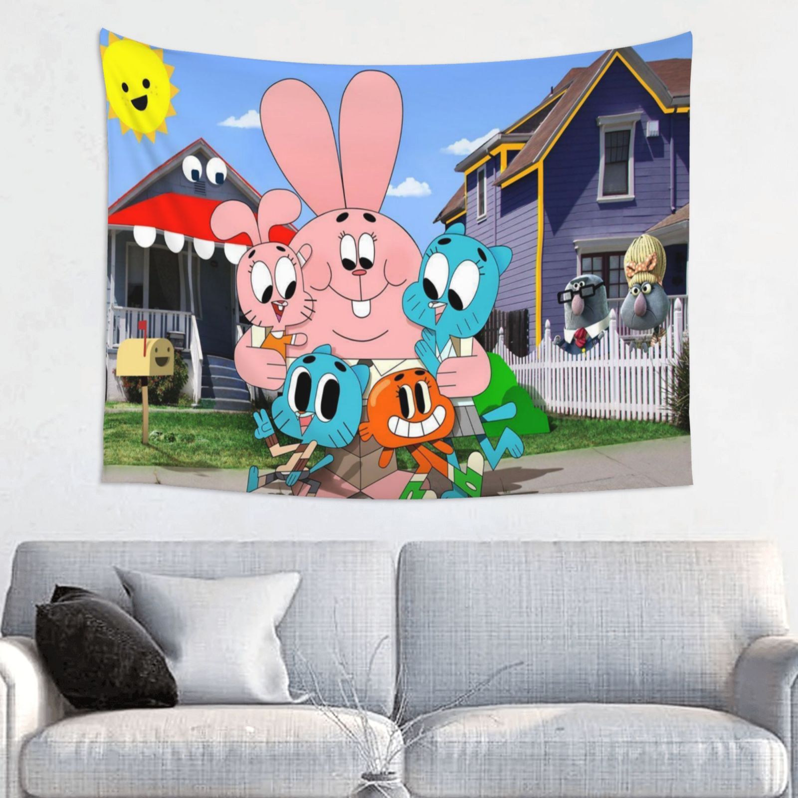Amazing World of Gum-bal Tapestry Anime Poster Large Background Wall ...