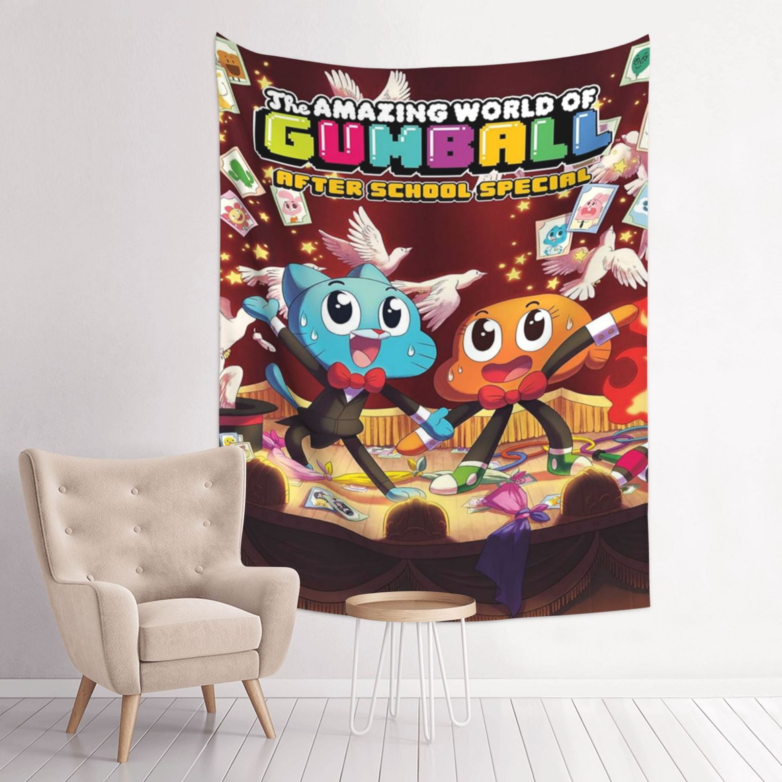 Amazing World of Gum-bal Tapestry Anime Poster Large Background Wall ...