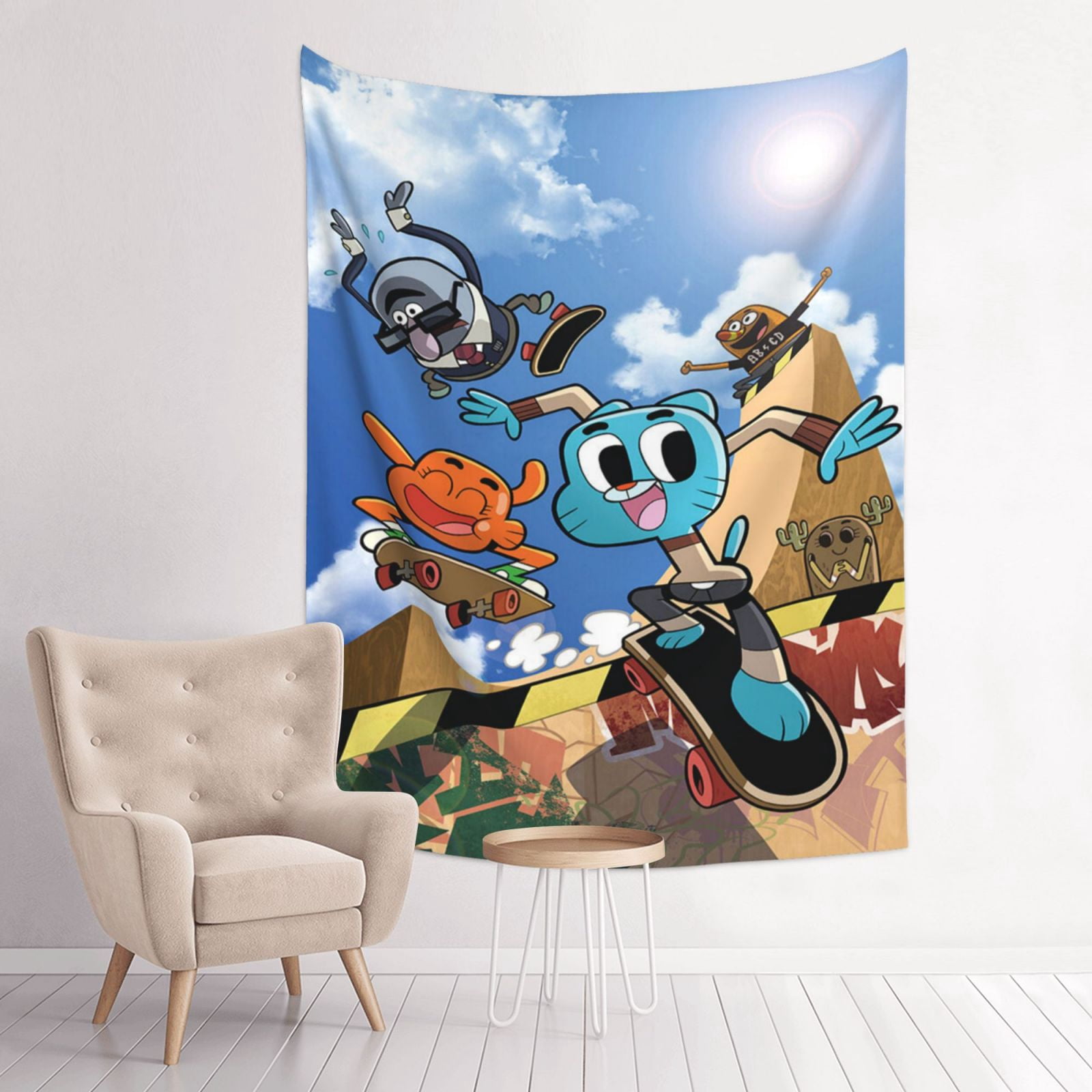 Amazing World of Gum-bal Tapestry Anime Poster Large Background Wall ...