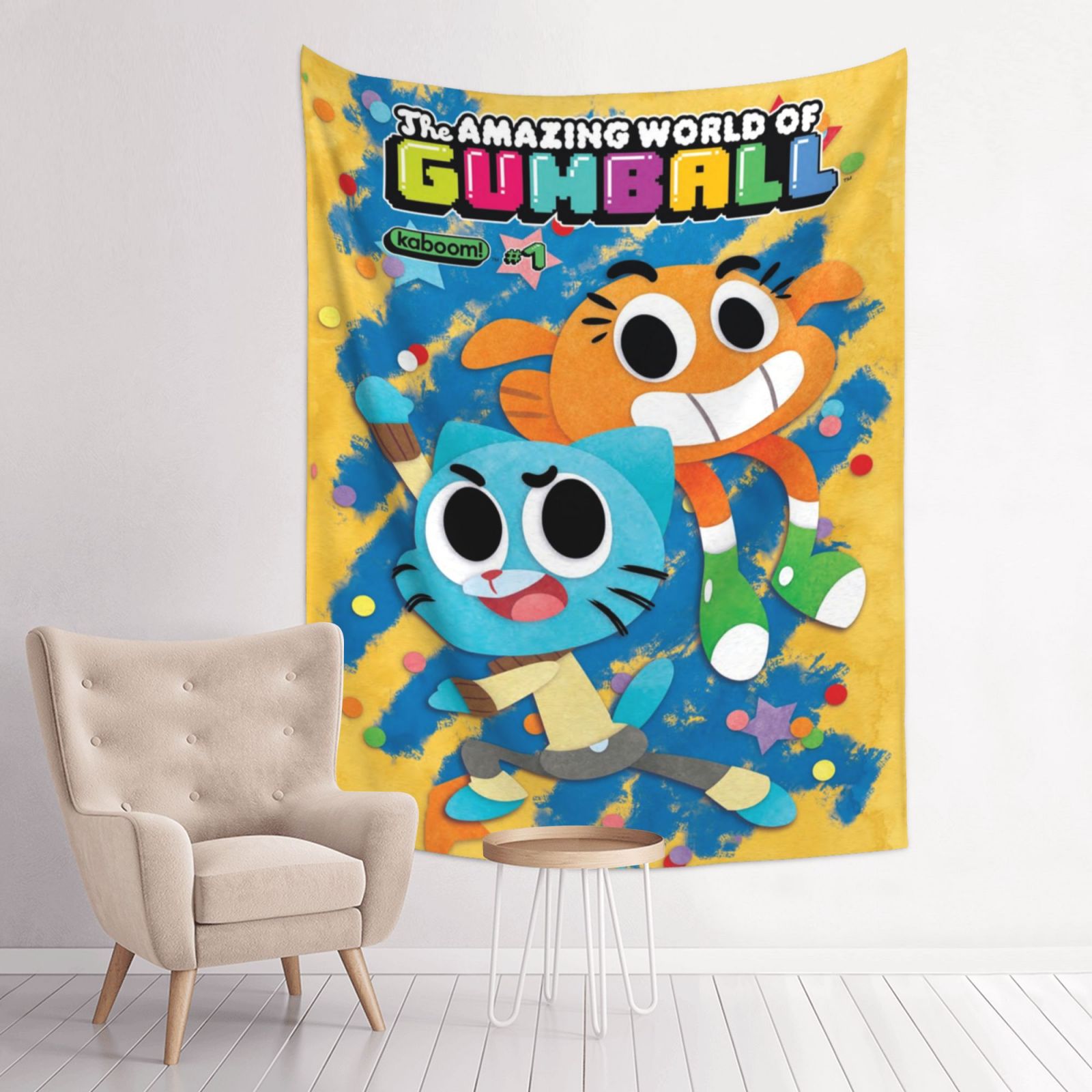 Amazing World of Gum-bal Tapestry Anime Poster Large Background Wall ...