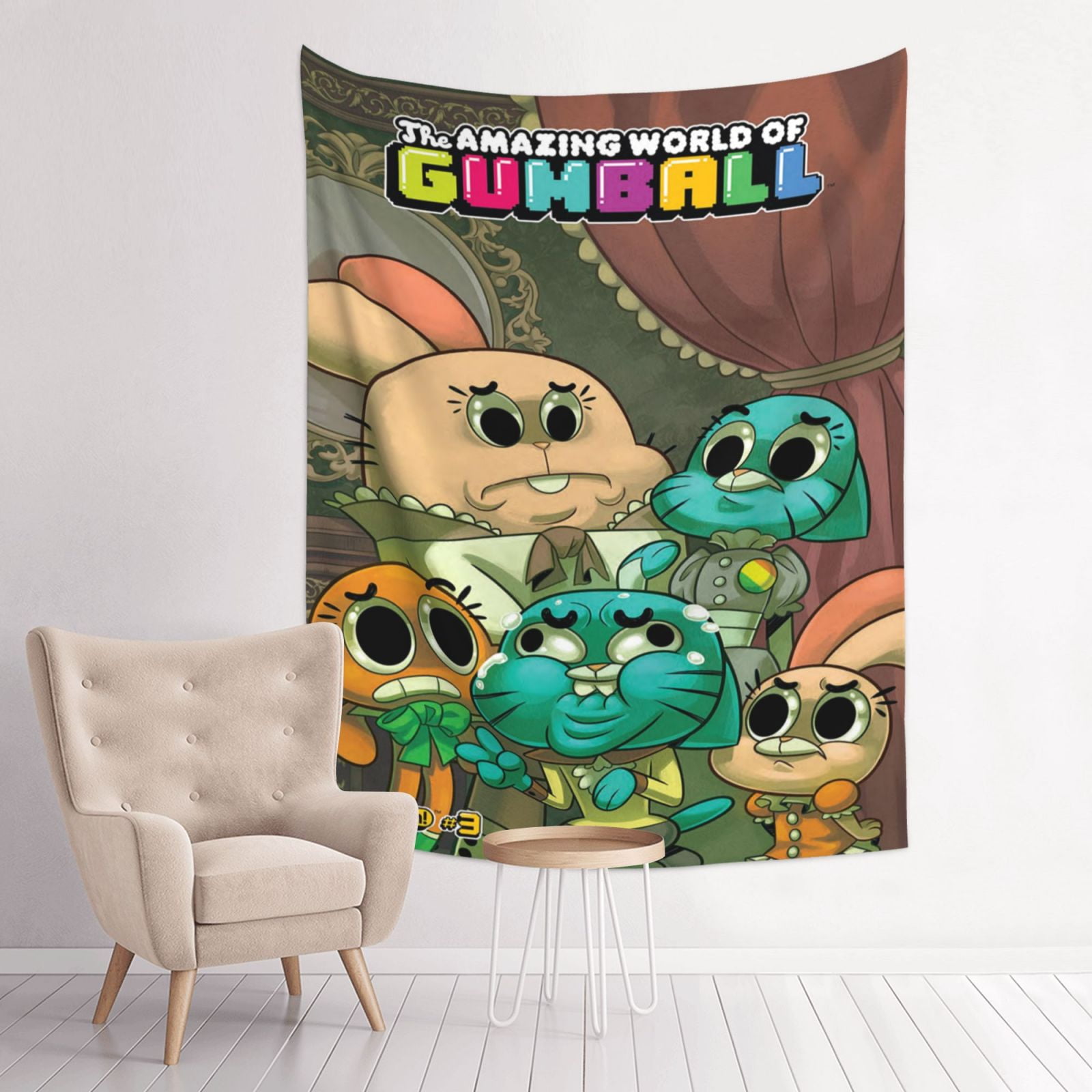 Amazing World of Gum-bal Tapestry Anime Poster Large Background Wall ...