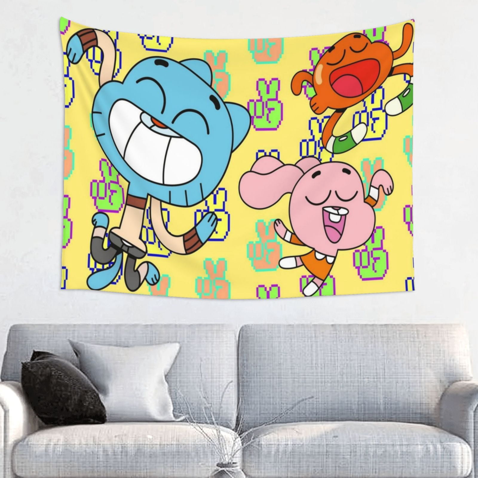 Amazing World of Gum-bal Tapestry Anime Poster Large Background Wall ...