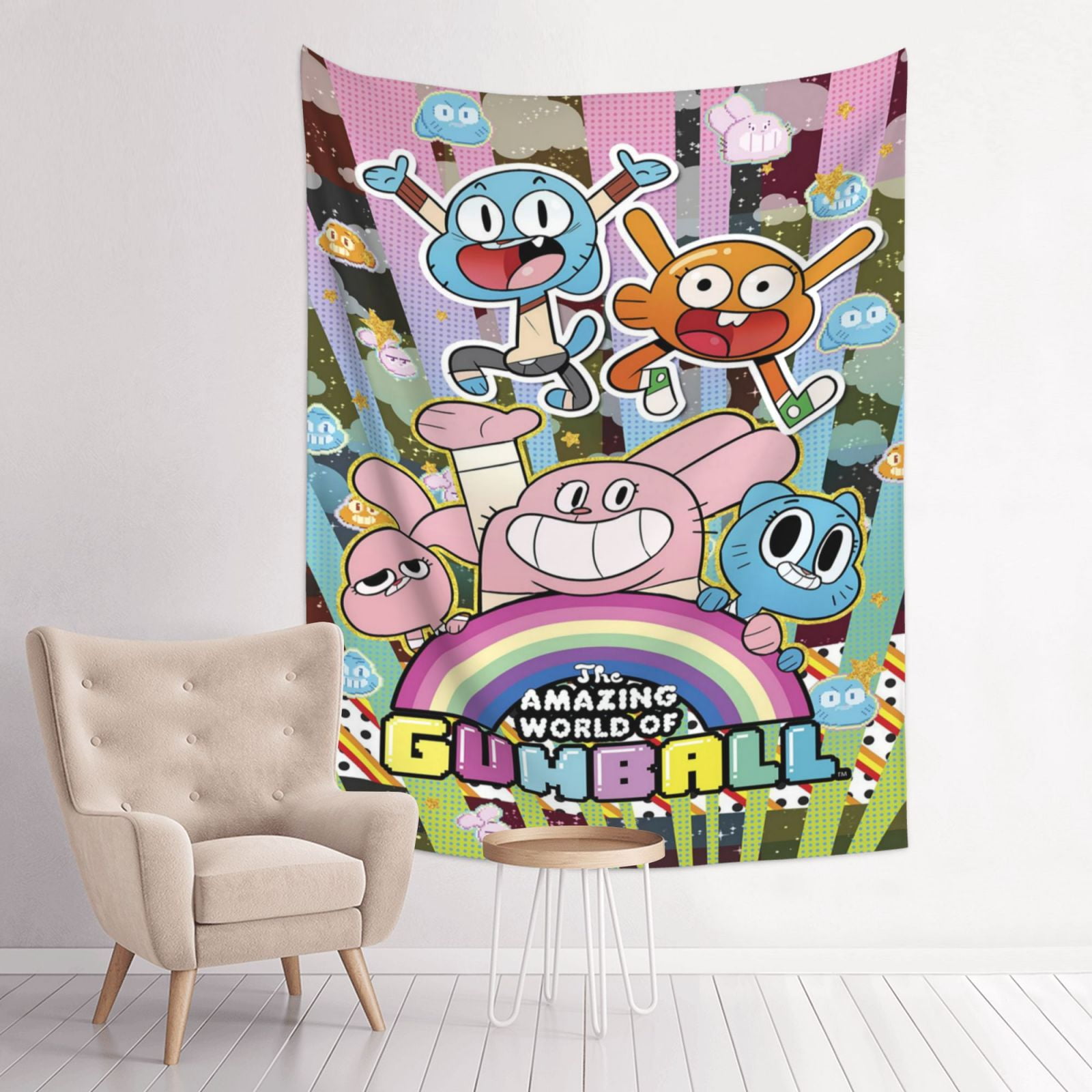 Amazing World of Gum-bal Tapestry Anime Poster Large Background Wall ...