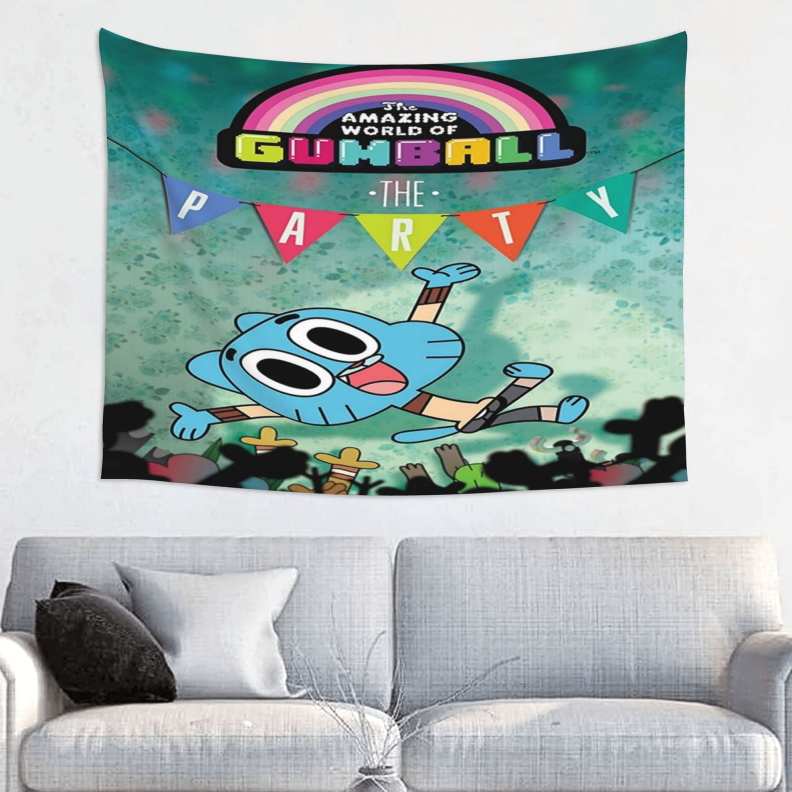 Amazing World of Gumball Tapestry Anime Poster Large Background Wall ...