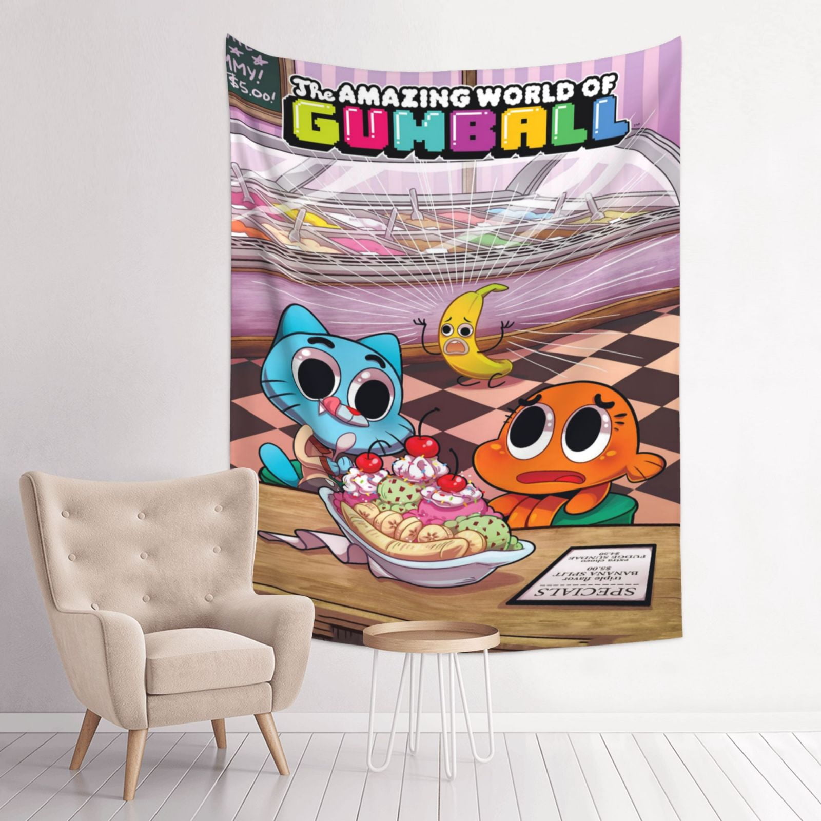Amazing World of Gum-bal Tapestry Anime Poster Large Background Wall ...