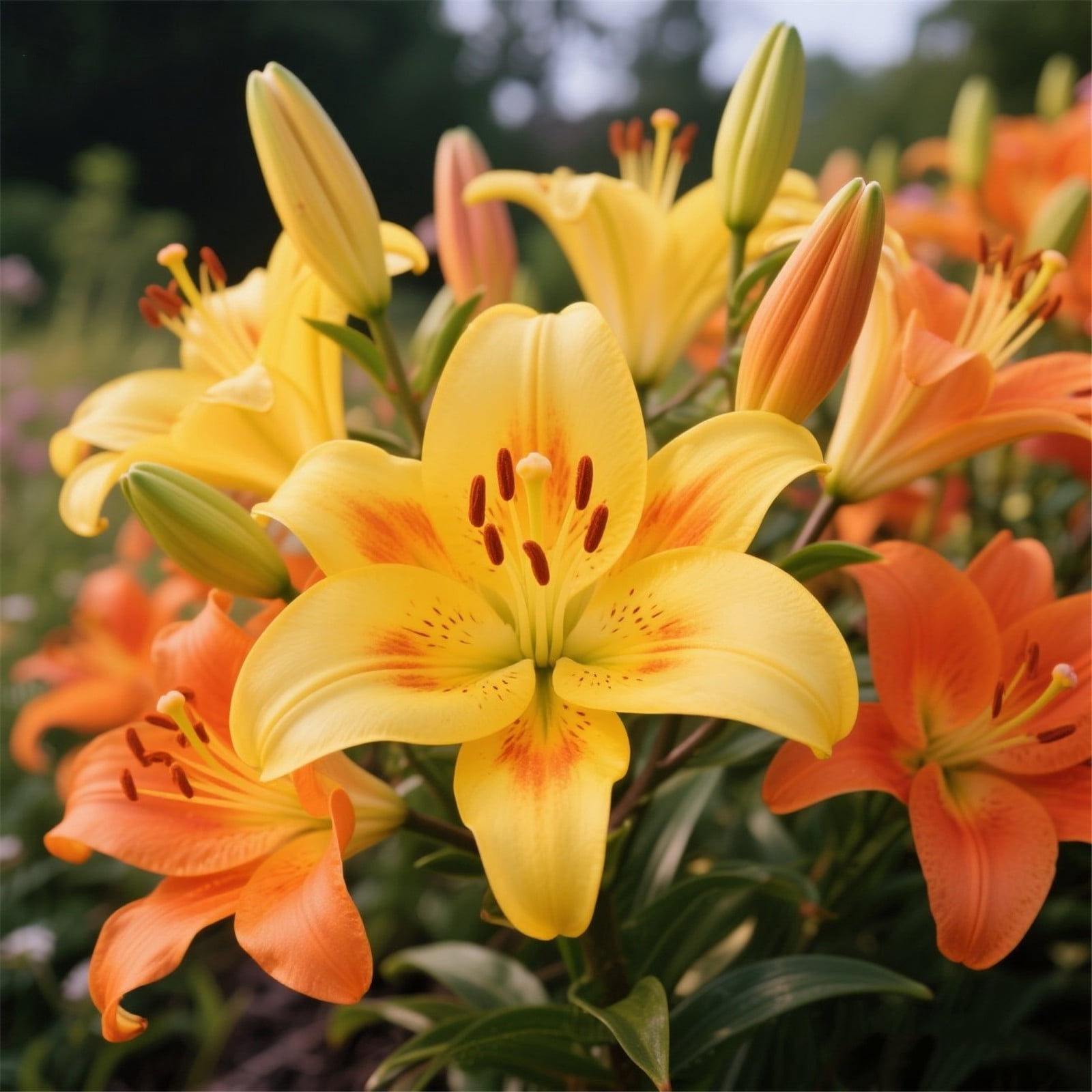 Amazing decoration/lily bulbs-rich colors/garden beautification/fast ...