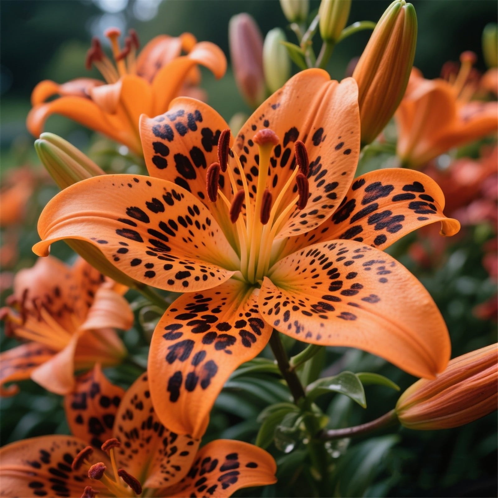 Amazing decoration-lily-rich colors-fast growing-garden beautification ...