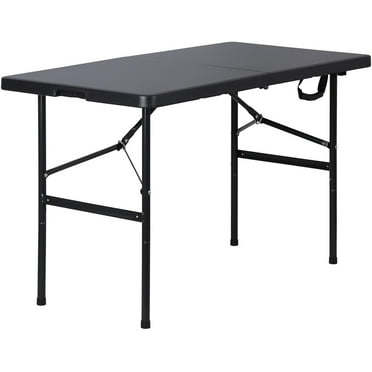 Amazing for less 6ft Folding Table White Plastic Folding Table Portable ...