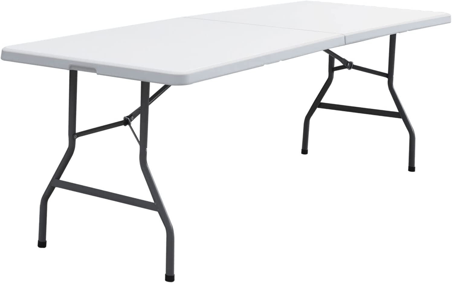 Amazing for Folding Table White Plastic Folding Table Portable Long ...