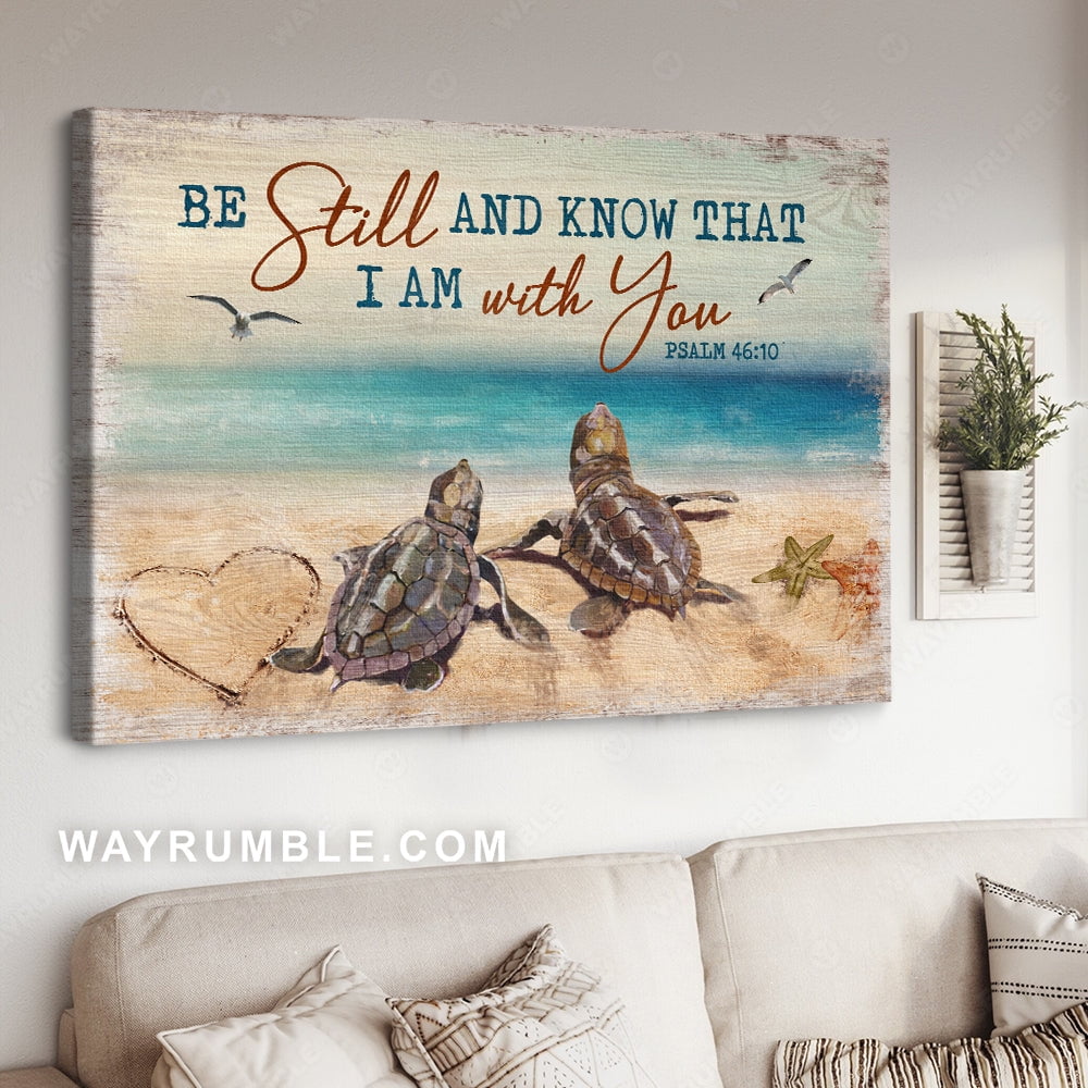 Amazing sea turtle, Blue ocean, Seagull, Be still and know that I am ...