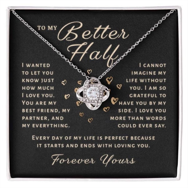 AmazingFor Female Partner 2025 - Necklace, Gold Love Knot Necklace ...