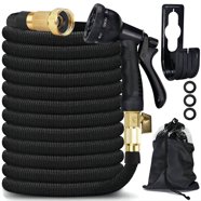 Lightweight Expandable Garden Water Hose (25ft - 100ft) with 7 Setting ...
