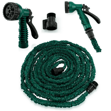 Lightweight Expandable Garden Water Hose (25ft - 100ft) with 7 Setting ...