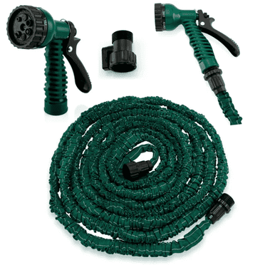 SUNDAN Expandable Garden Hose 50ft No Kink Flexible Water Hoses for Outdoor with 8-Pattern Spray ...