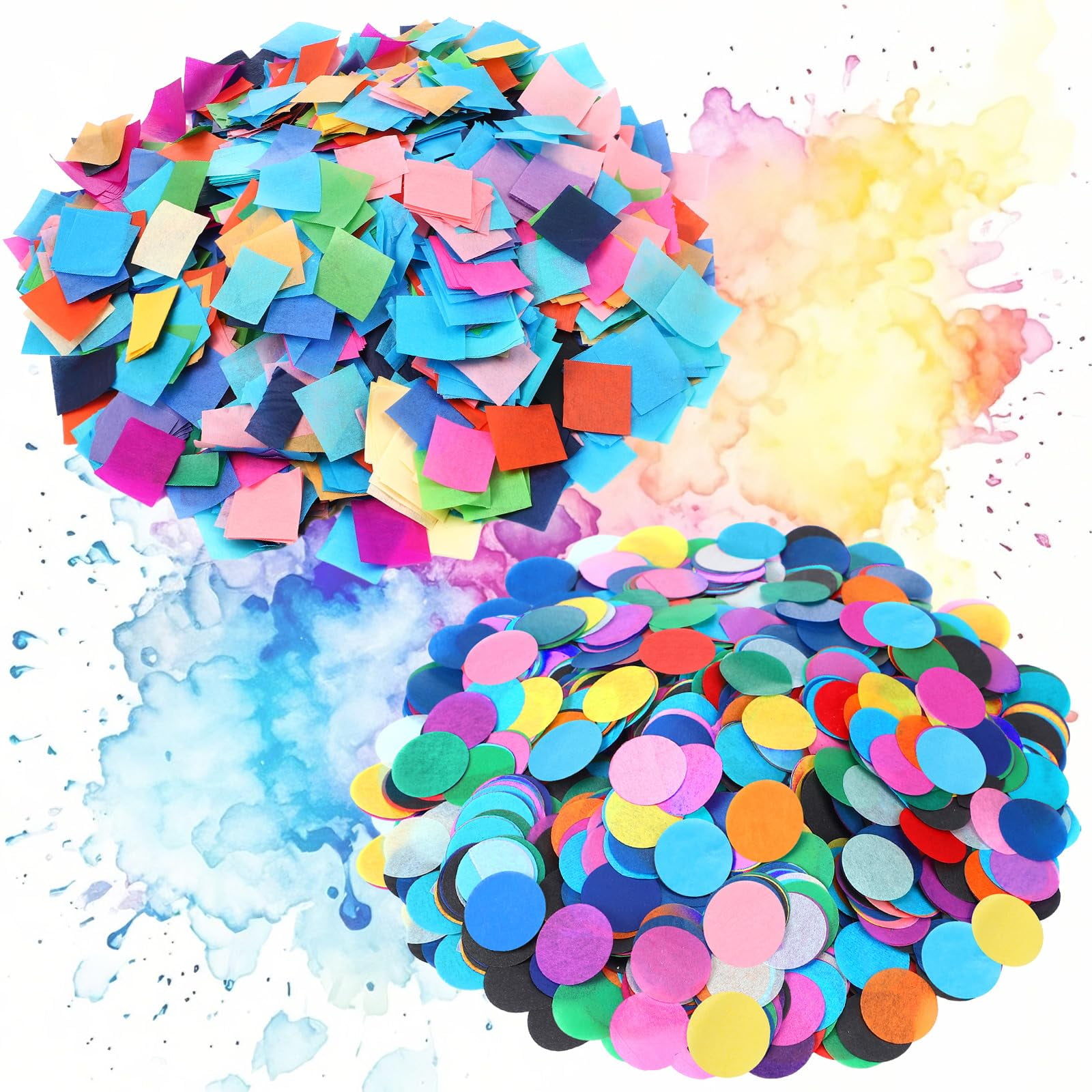 AmazingSpark 8000 Pcs Bleeding IEF31 Tissue Paper 1 Inch Squares and ...