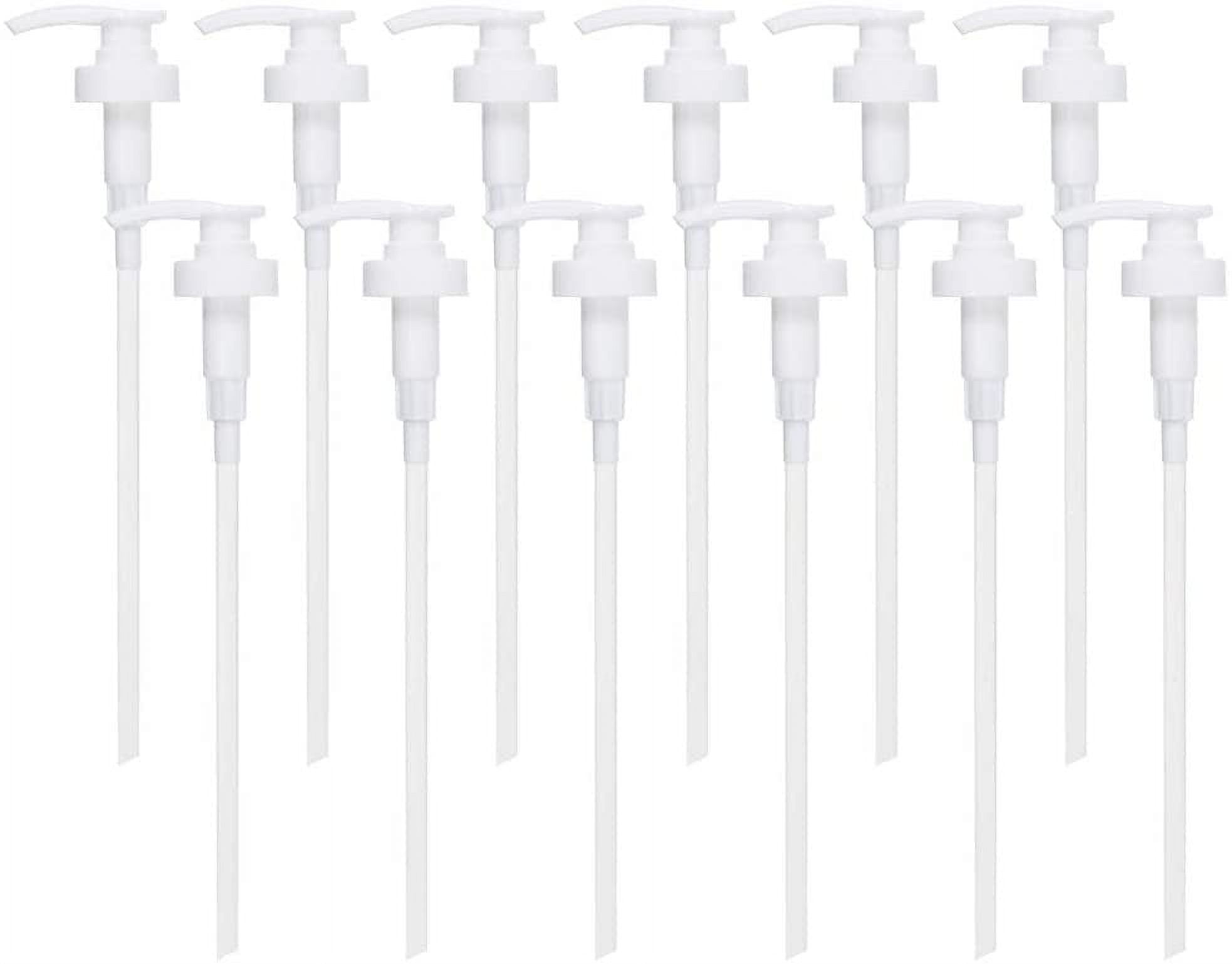 Amazix 12 Pack- White Plastic Pump Dispenser, For Soap, Sanitizer, Mayo ...