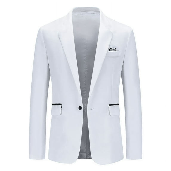 Amazon European Trade New Fashionable Color Block Suit Men's Trendy ...