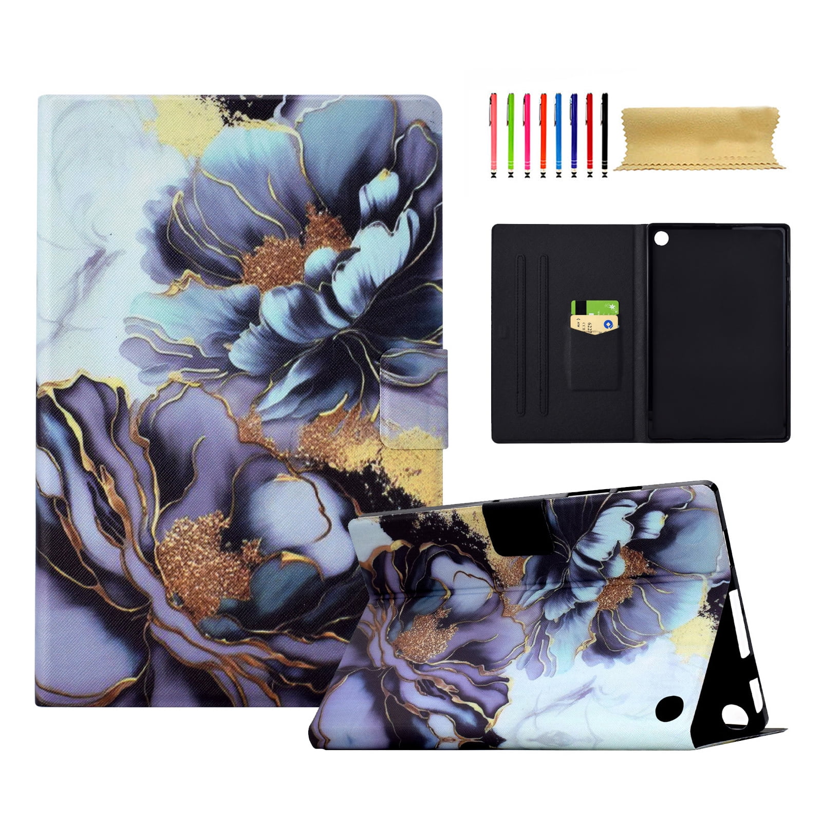 for Amazon Fire HD 10 13th Generation 2023 Case, Pattern PU Leather ...