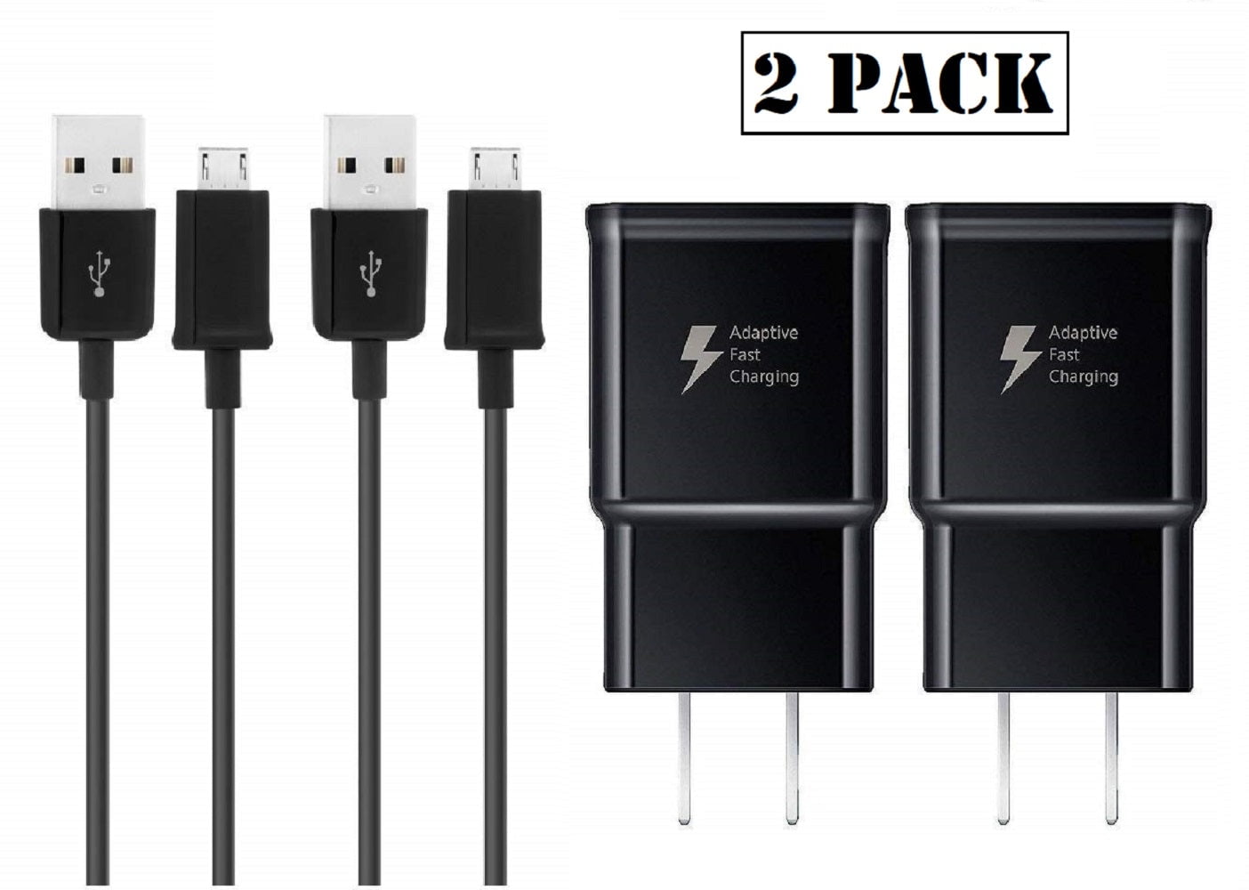 Amazon Fire Phone Adaptive Fast Charger Micro USB 2.0 Charging Kit [2x ...