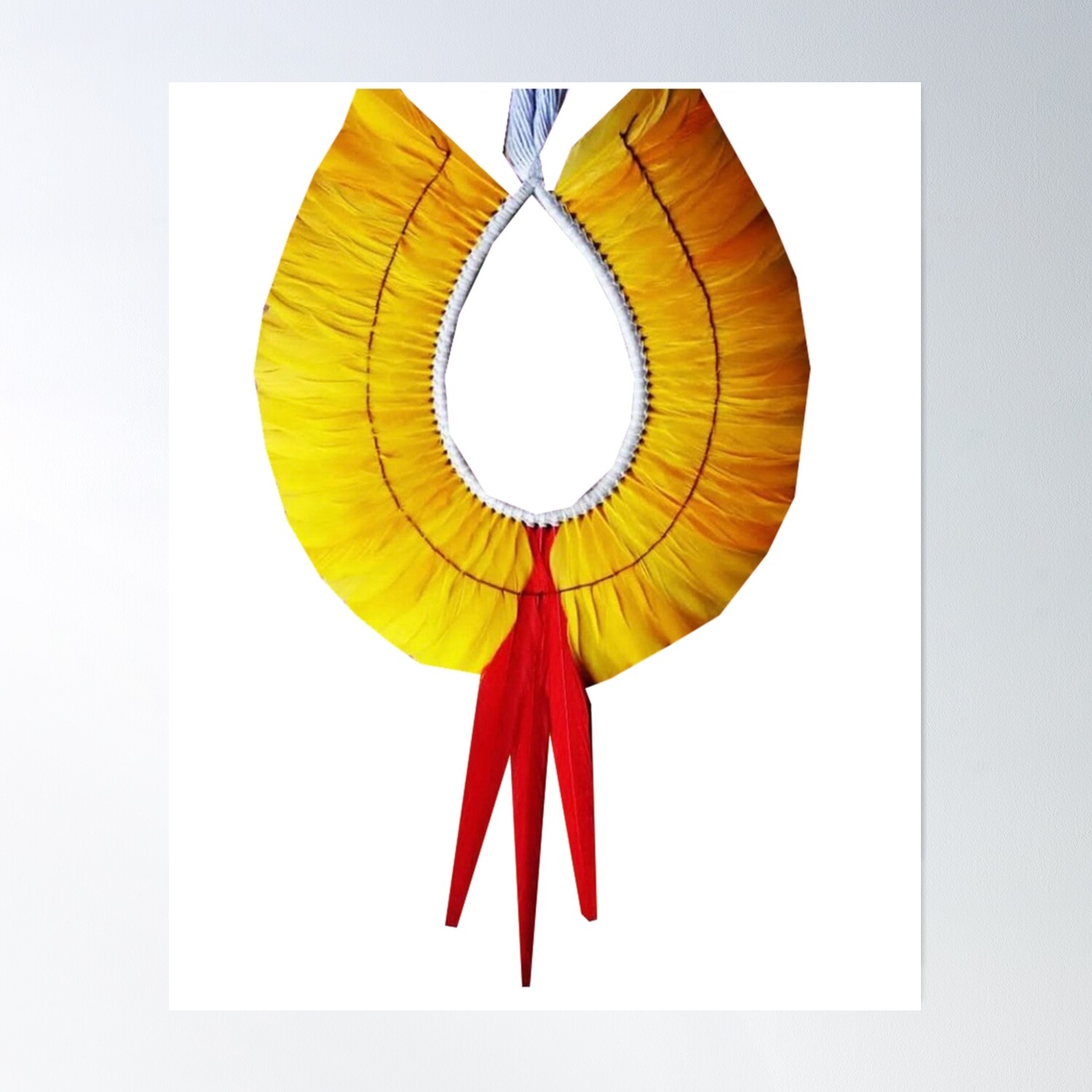 Amazon Headdress 7 Poster Wall Art, Modern Wall Decor, 12x18 UNFRAMED ...