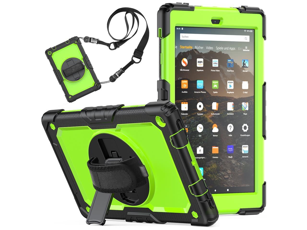 Amazon Kindle Fire HD 10 Case 2019 2018 2017 Release, Shockproof Cover ...