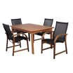 Amazonia Bahamas 7-Piece Extendable Oval Patio Dining Set, Solid Wood ...