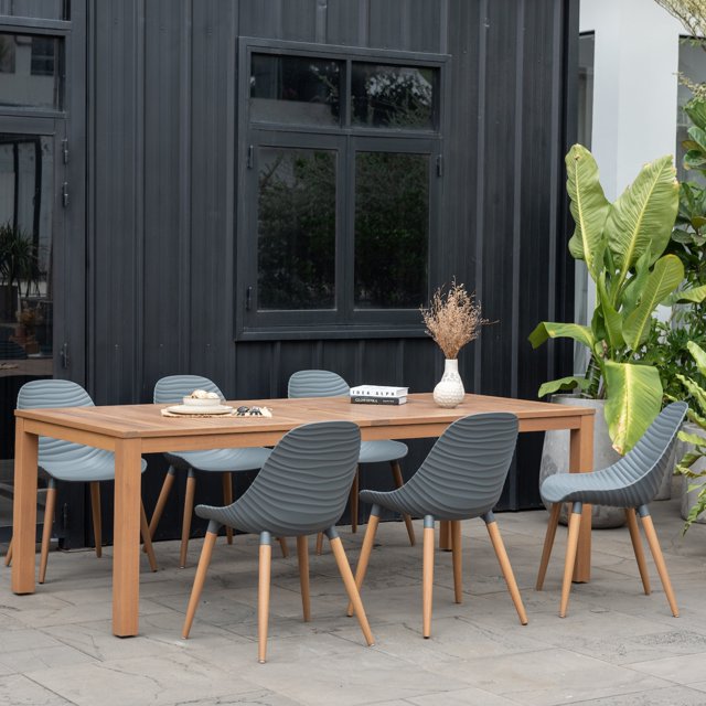 Amazonia Di Como 7-Piece, 100% FSC Certified Wood with Teak Finish ...